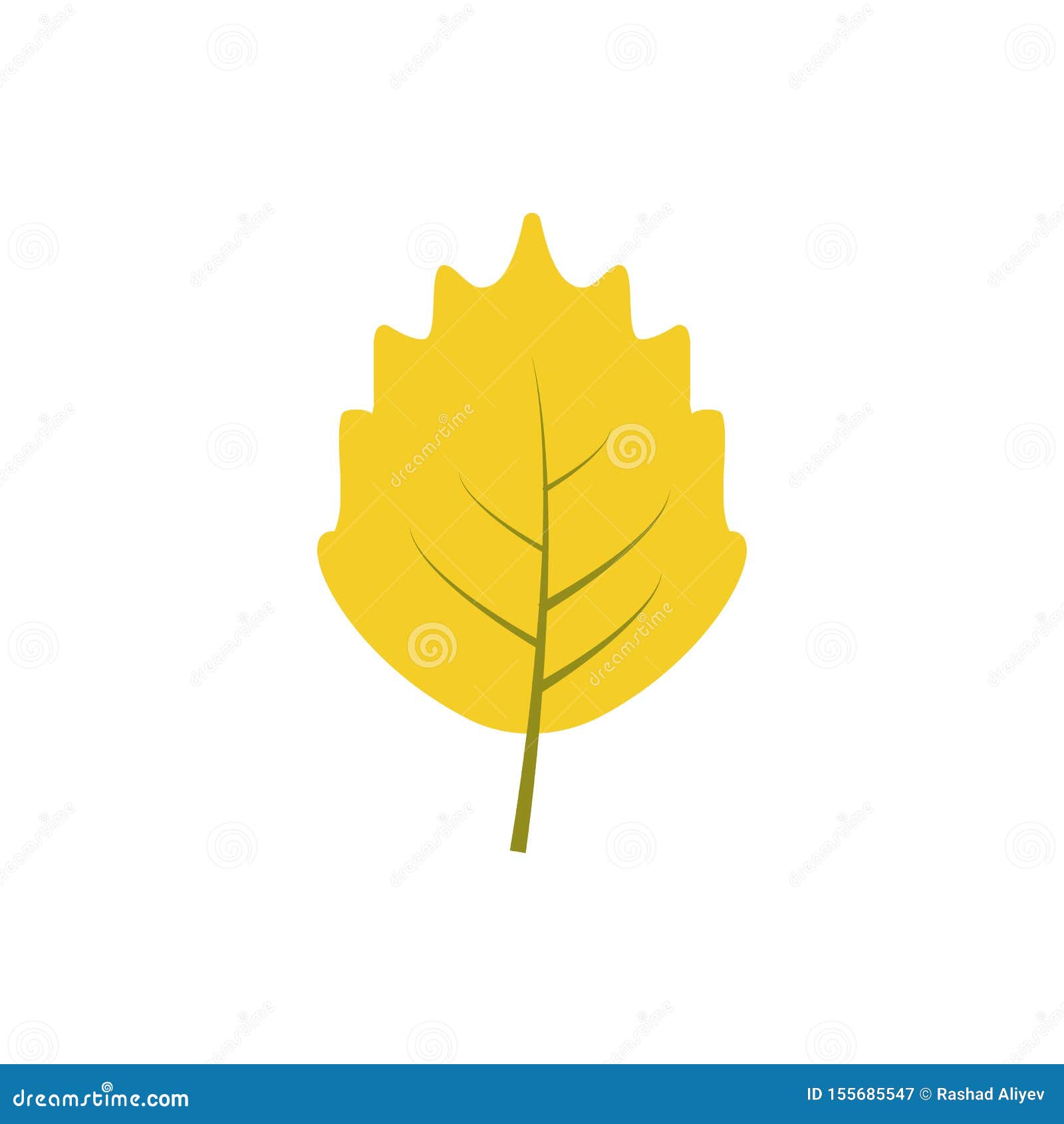 Autumn Leave, Orange Icon. Element of Color Autumn Flora Icon Stock ...