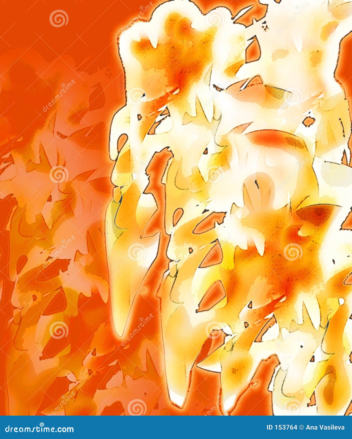 Autumn Leaves - Abstract Background Stock Illustration - Illustration ...