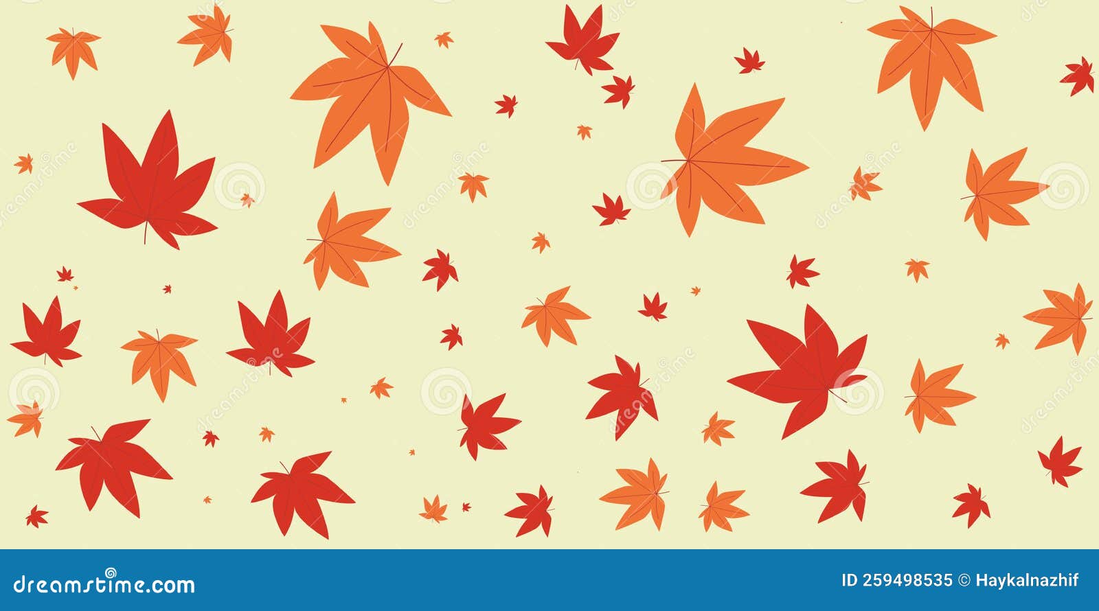 Autumn Leaves Background. Abstract Flying Autumn Leaves. Cute Autumn ...
