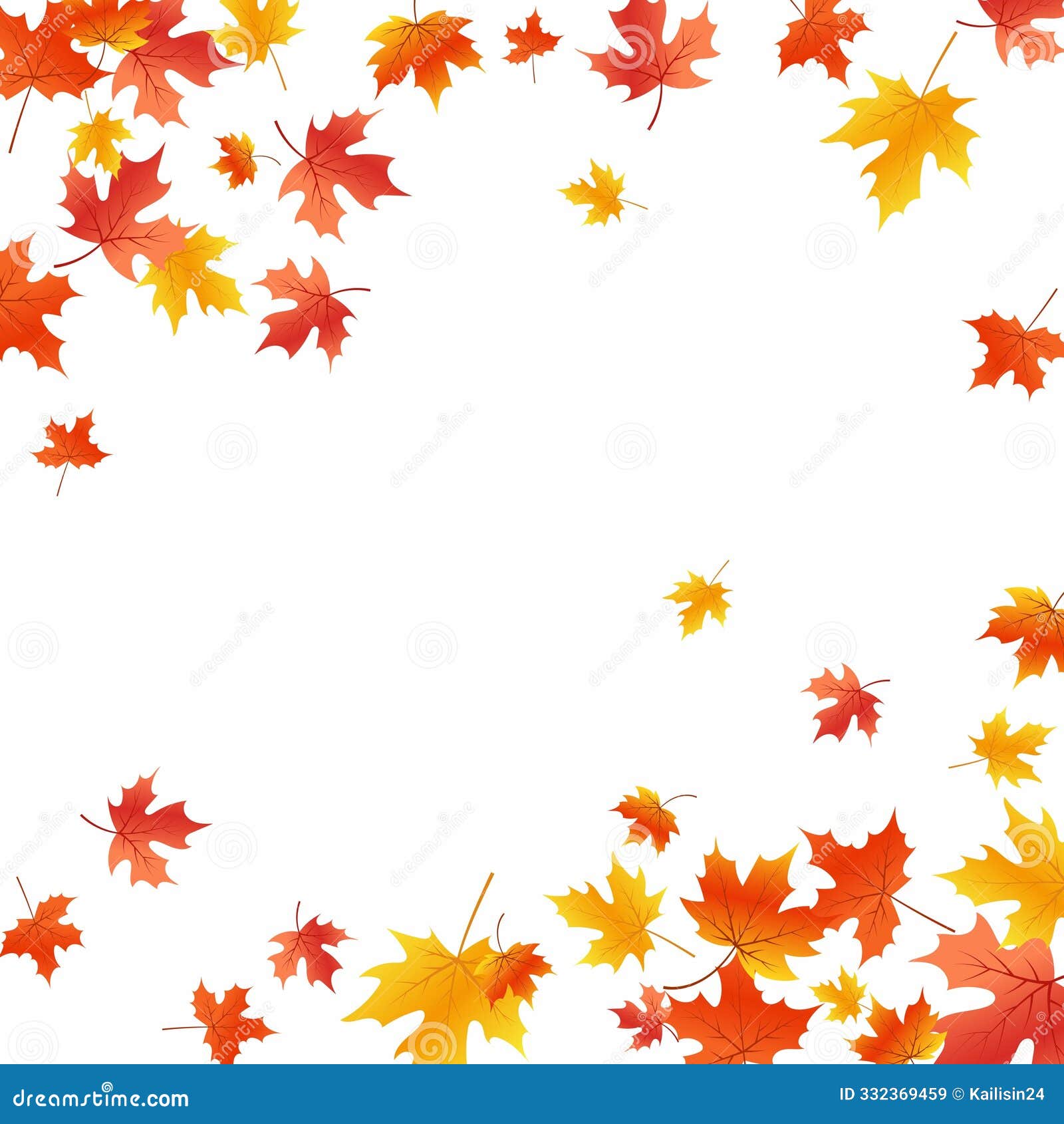 Autumn Leaves. Background with Falling Leaves. Flying Maple Leaves ...