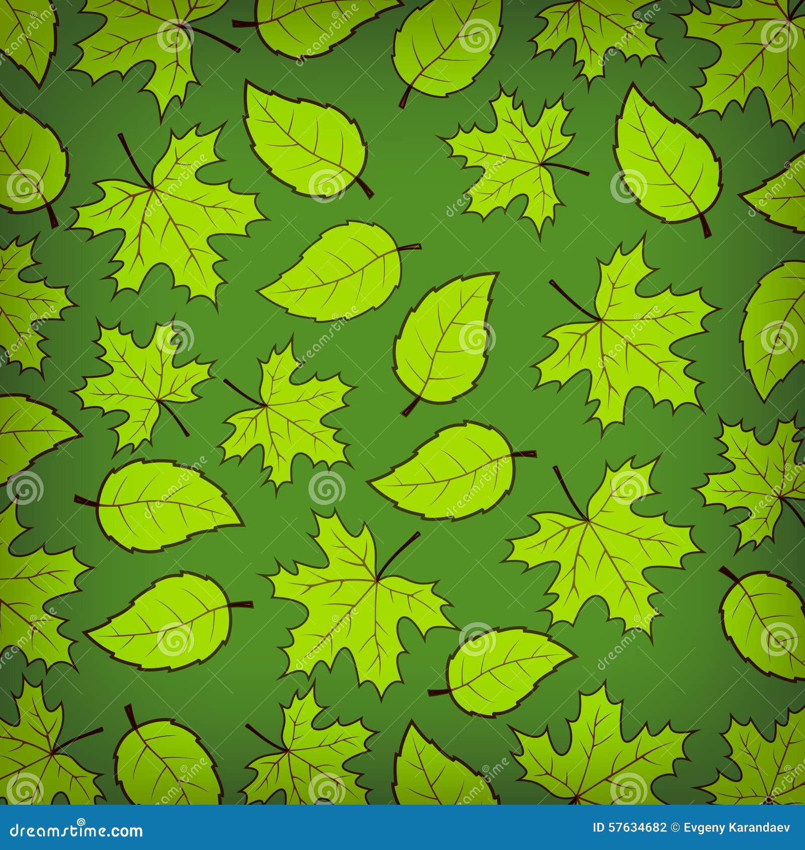 Autumn leaves background stock vector. Illustration of decor - 57634682