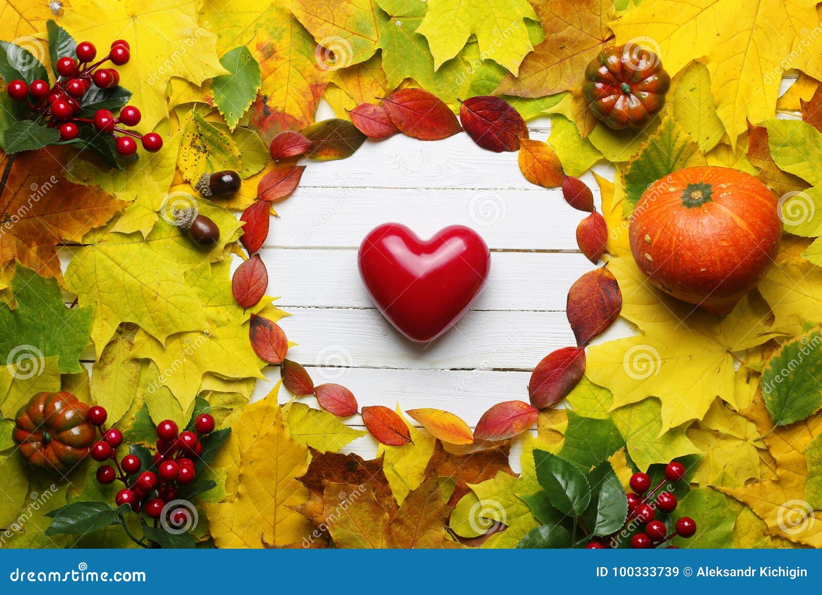 Autumn Leaves Background Shape Round Stock Image - Image of oshaped ...