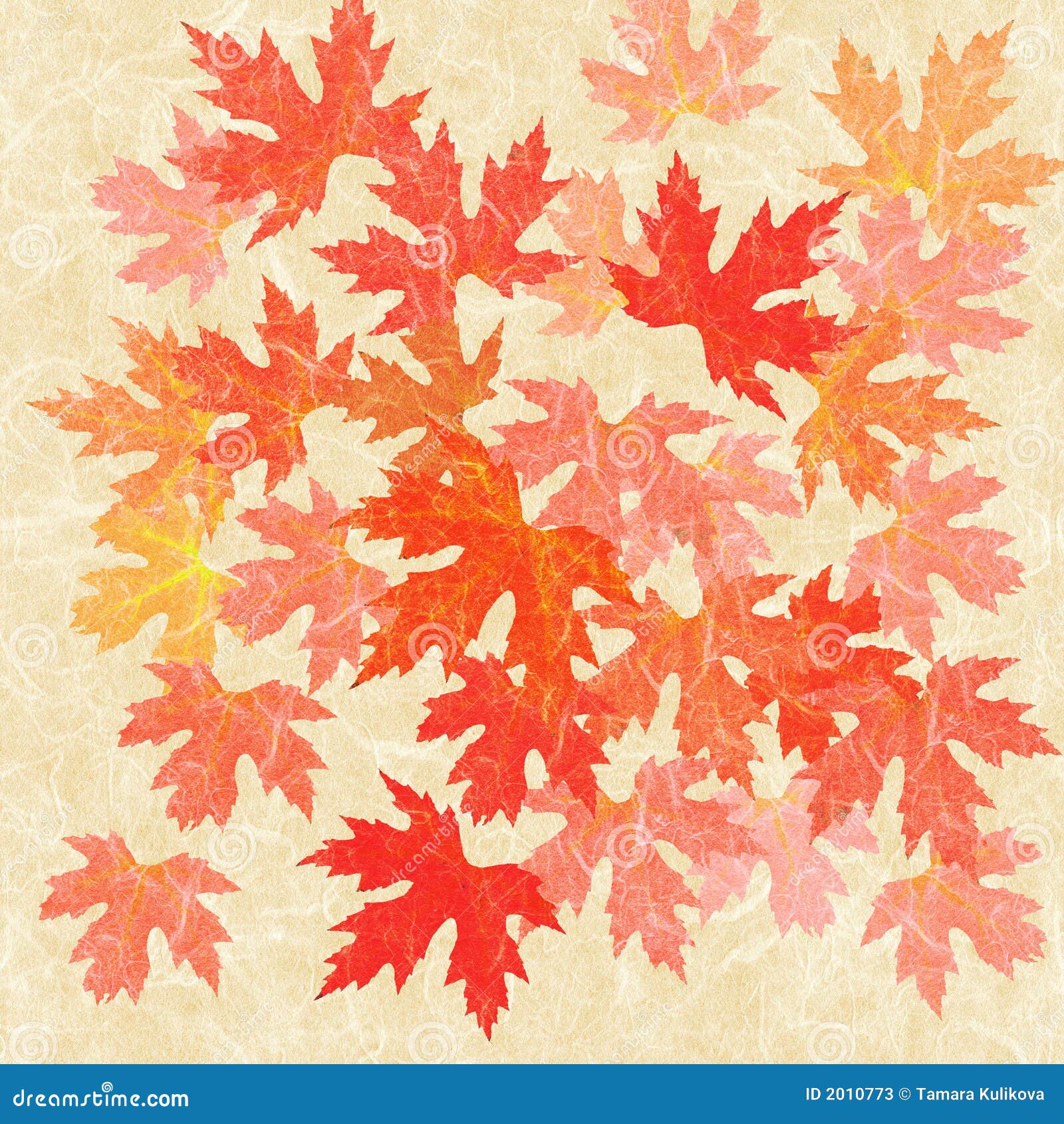 Autumn leaves collage stock illustration. Illustration of colorful ...