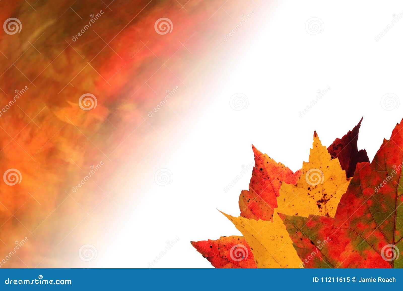 Autumn Leaves Faded Background Stock Illustration - Illustration of ...