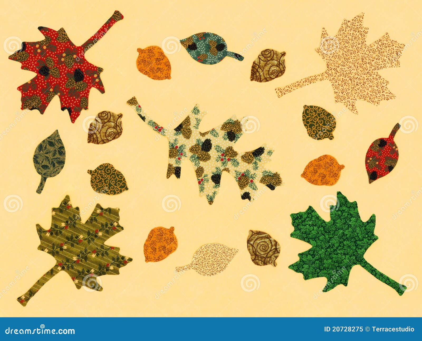 Autumn Leaves, Original Artwork Stock Illustration - Illustration of ...