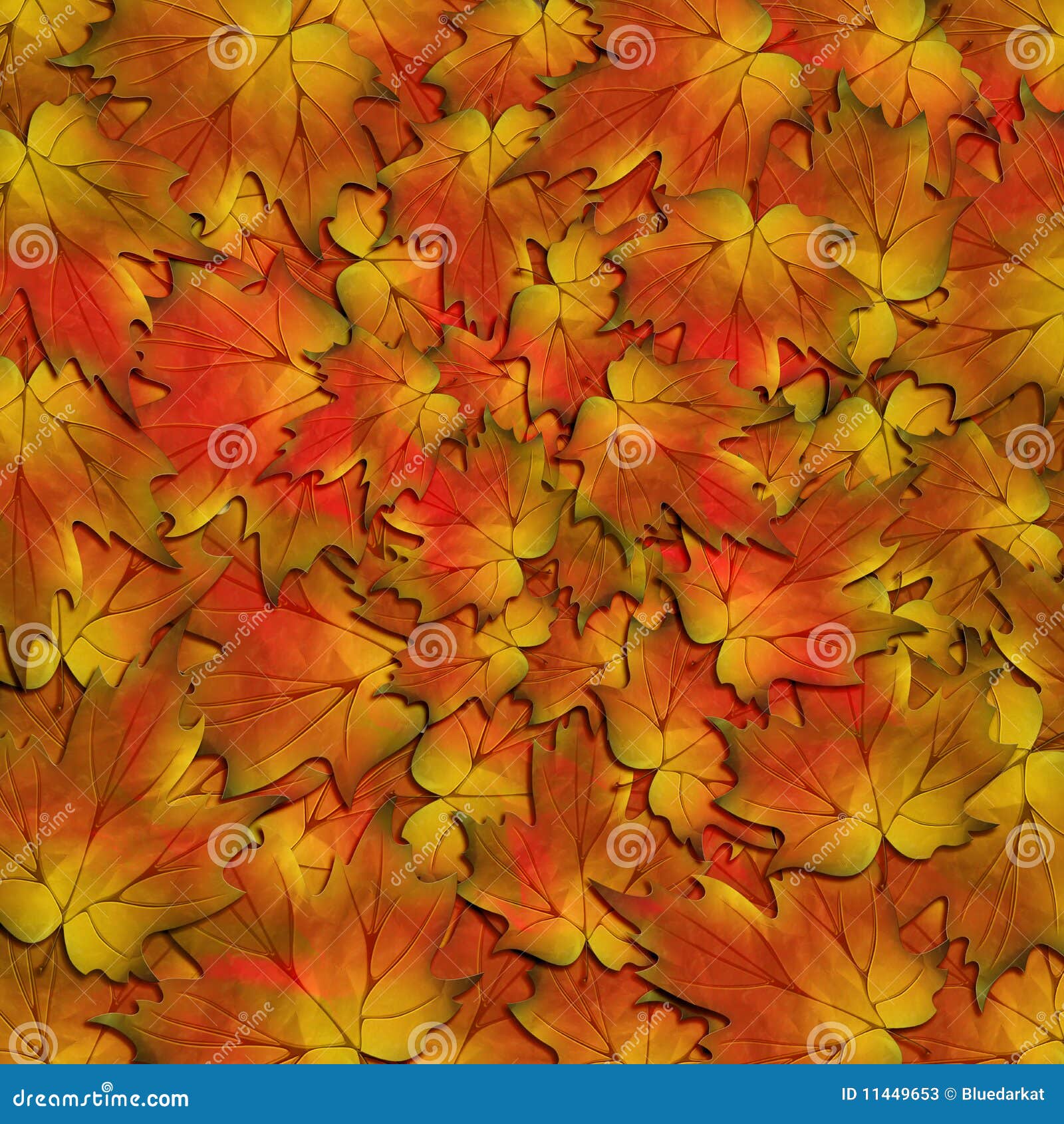 Autumn Leaves Texture stock illustration. Illustration of leaves - 11449653