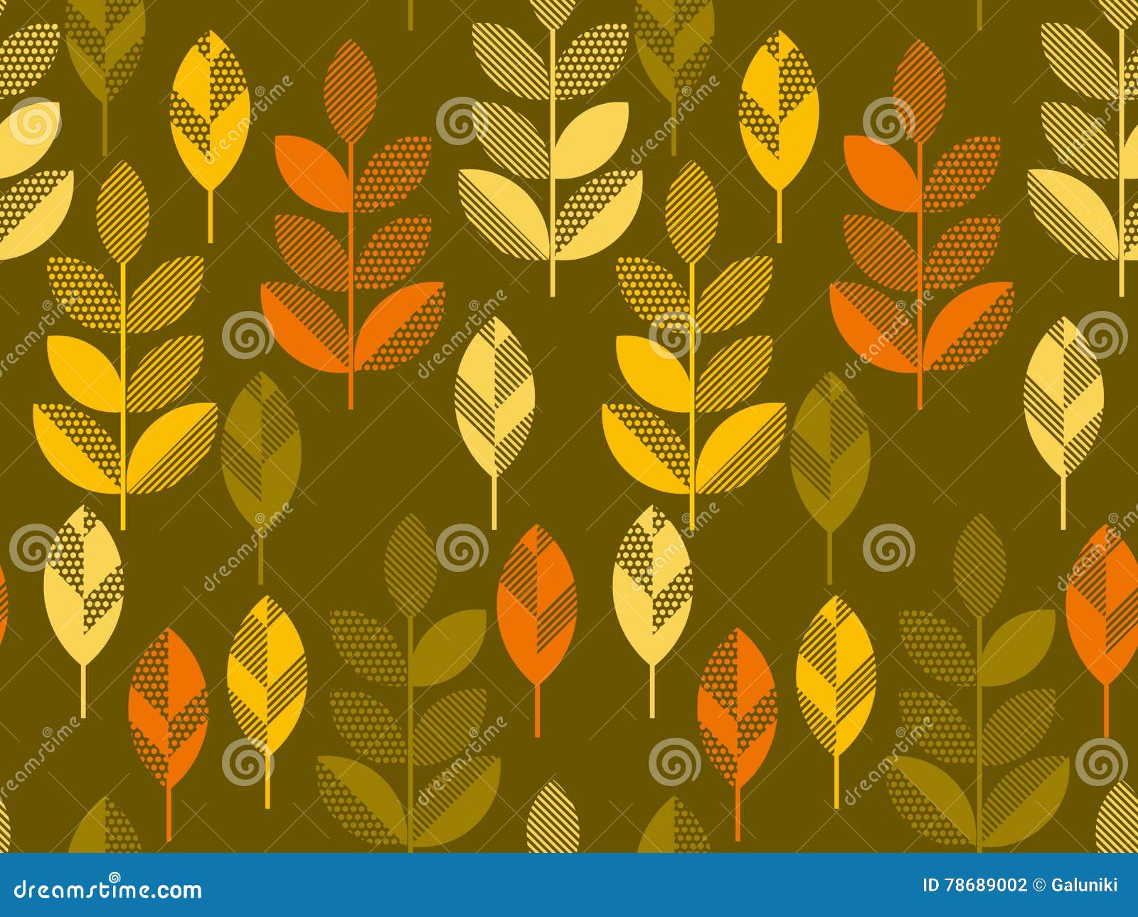 Autumn Leaves Vector Illustration Abstract. Stock Vector - Illustration ...