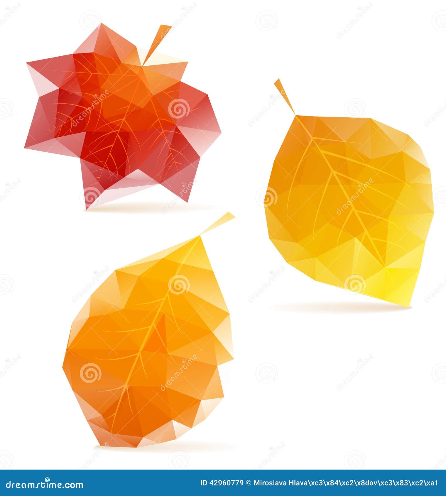 Autumn leaves stock vector. Illustration of abstract - 42960779