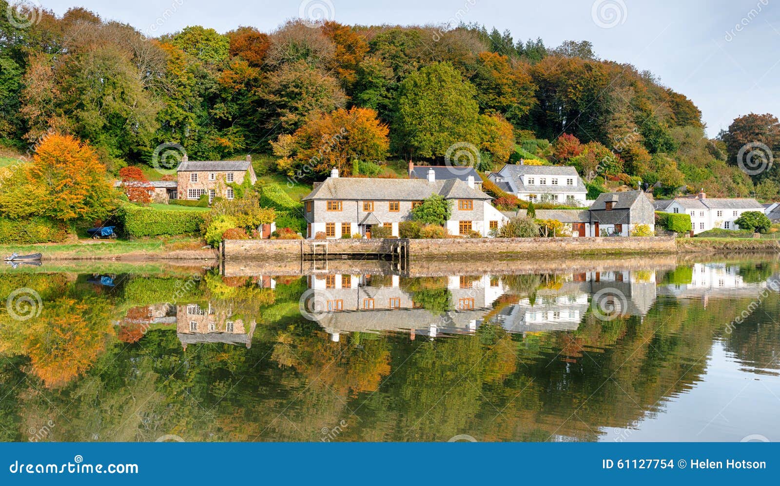 Autumn at Lerryn in Cornwall Stock Photo - Image of lerryn, green: 61127754