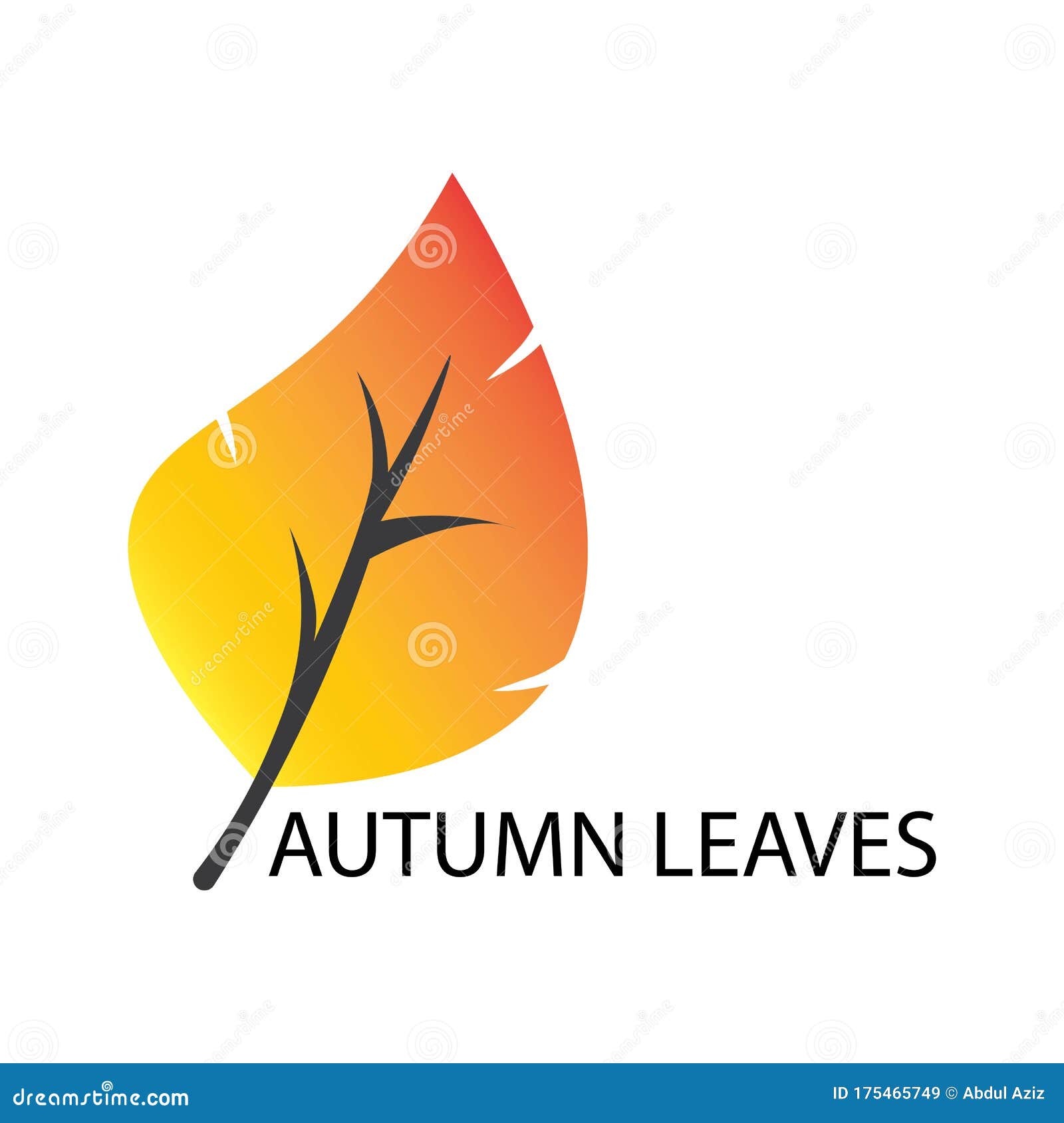 Autumn logo vector design stock illustration. Illustration of label ...