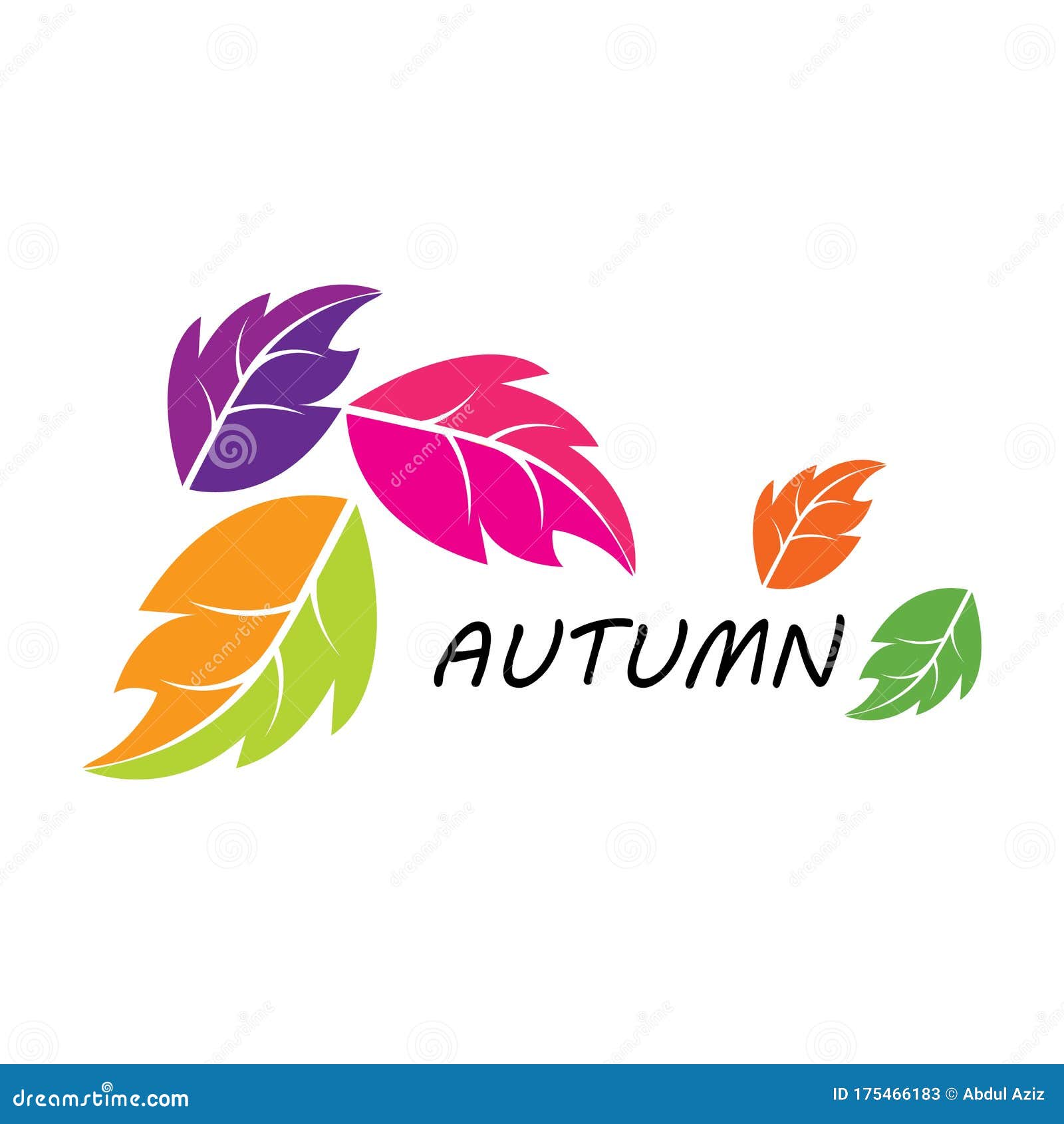 Autumn logo vector design stock illustration. Illustration of label ...