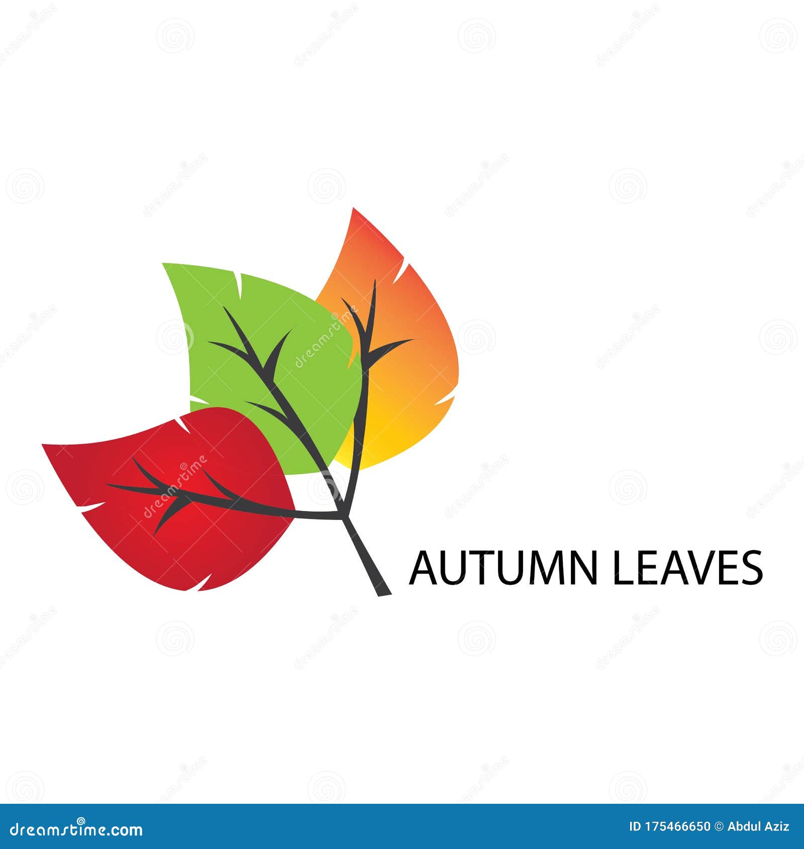 Autumn logo vector design stock illustration. Illustration of banner ...