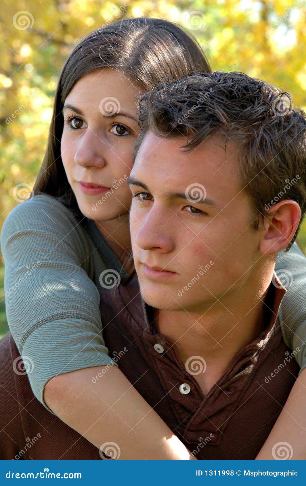 Autumn lovers stock photo. Image of people, fall, pretty - 1311998