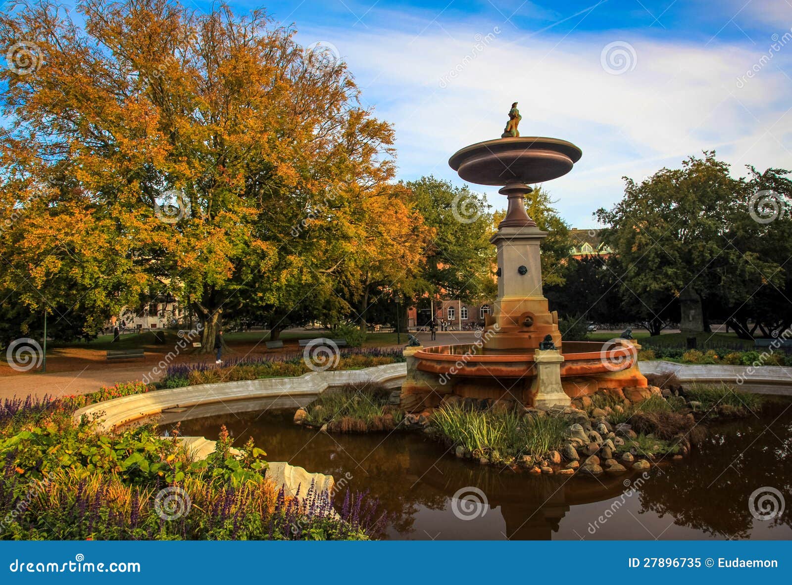 Autumn in Lund, Sweden stock image. Image of sunset, europe - 27896735