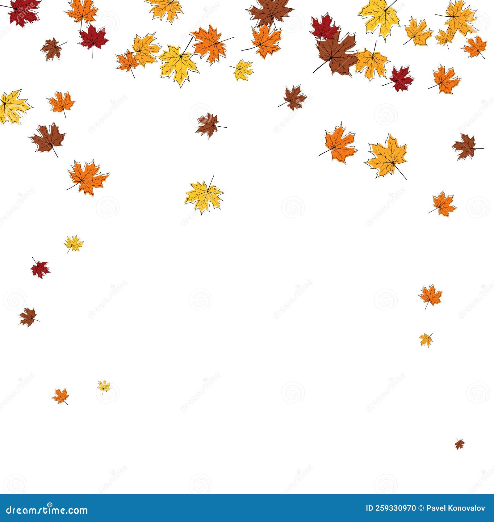 Autumn Maple Frame stock vector. Illustration of catseasons - 259330970