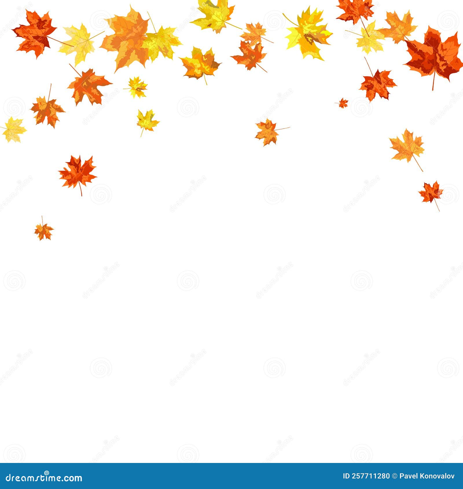 Autumn Maple Frame stock vector. Illustration of copyspace - 257711280