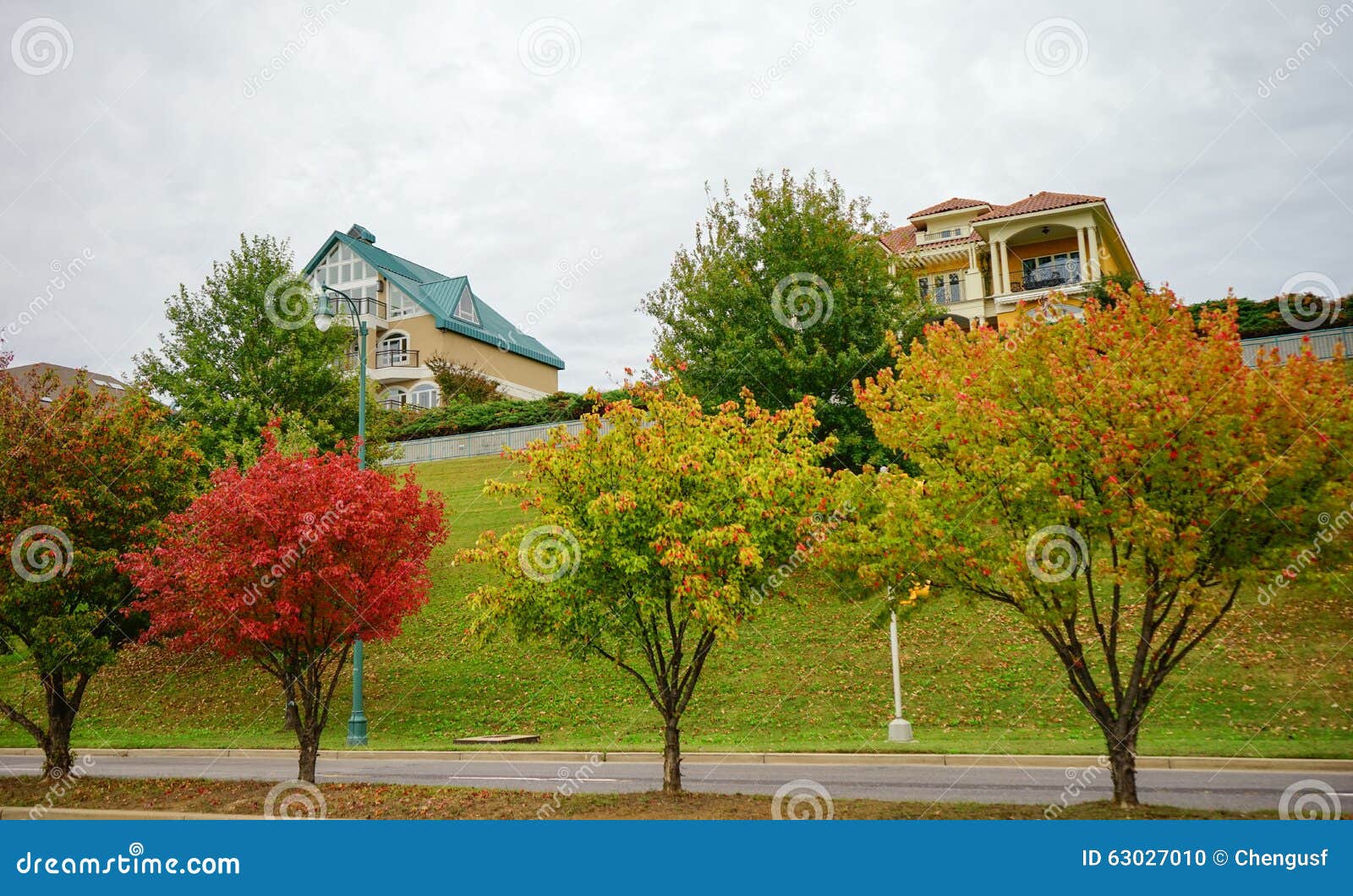 Autumn of Memphis stock photo. Image of life, house, autumn - 63027010