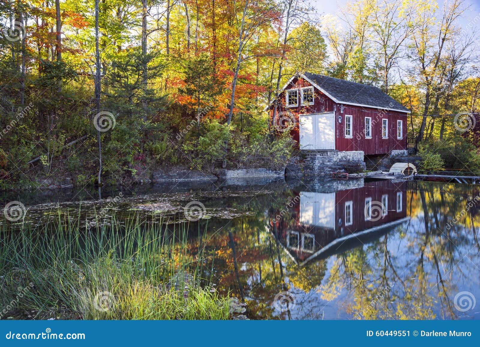 Autumn Mill stock image. Image of fall, countryside, format - 60449551