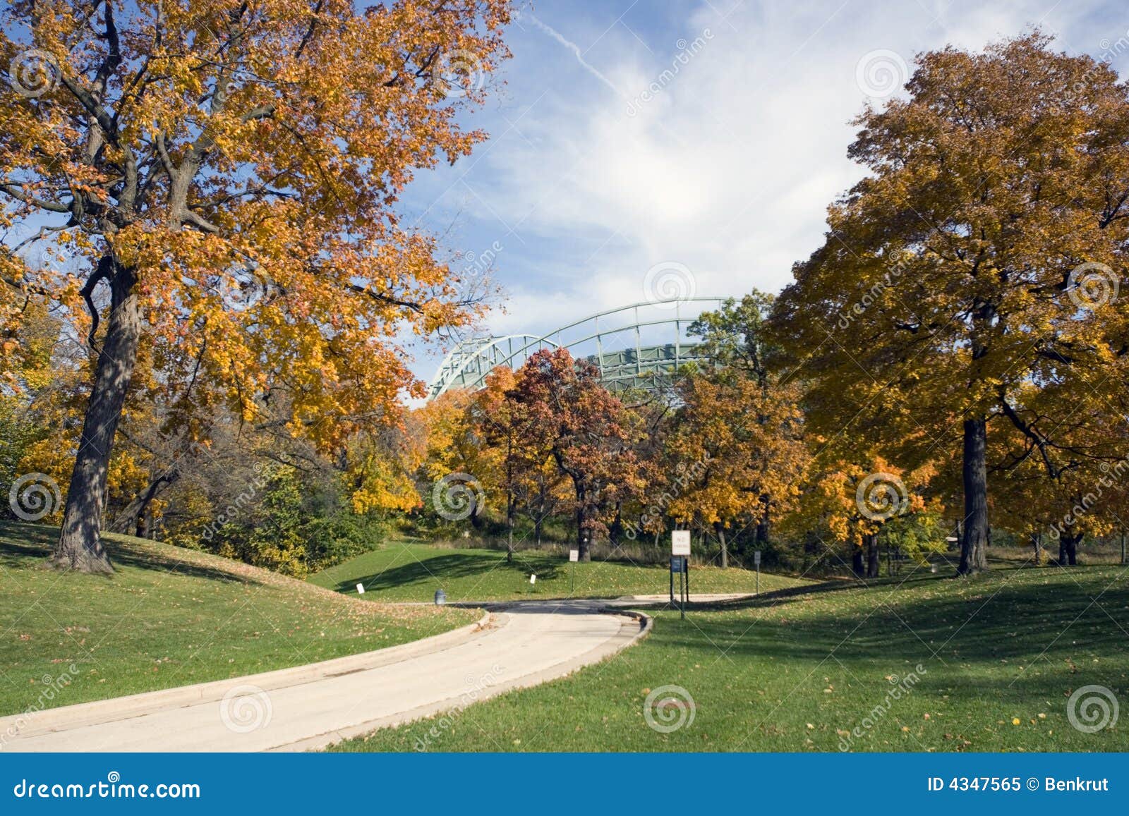 Autumn in Milwaukee stock image. Image of famous, morning - 4347565