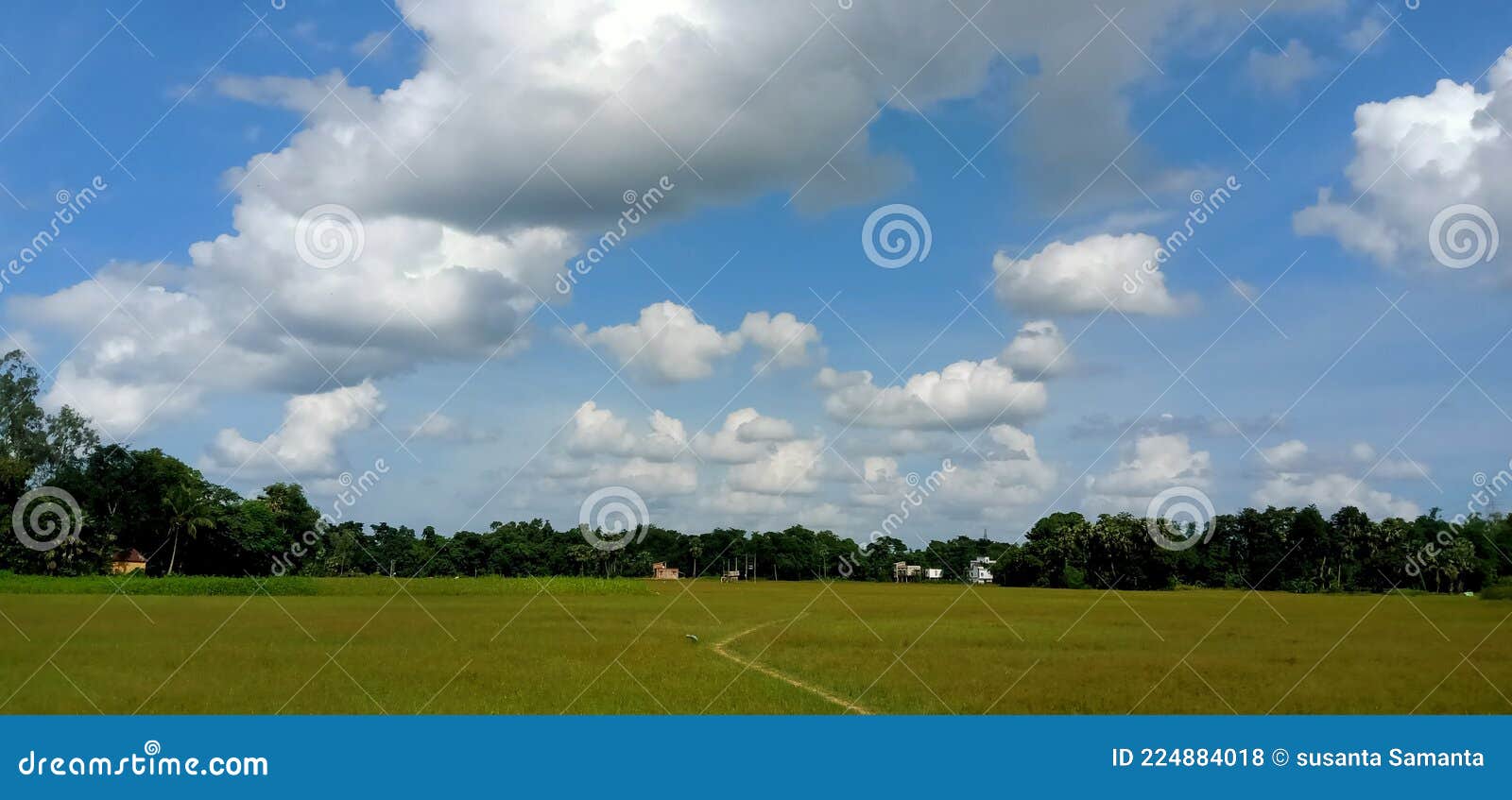 Autumn and Monsoon View of the Sky Stock Photo - Image of nature, grass ...