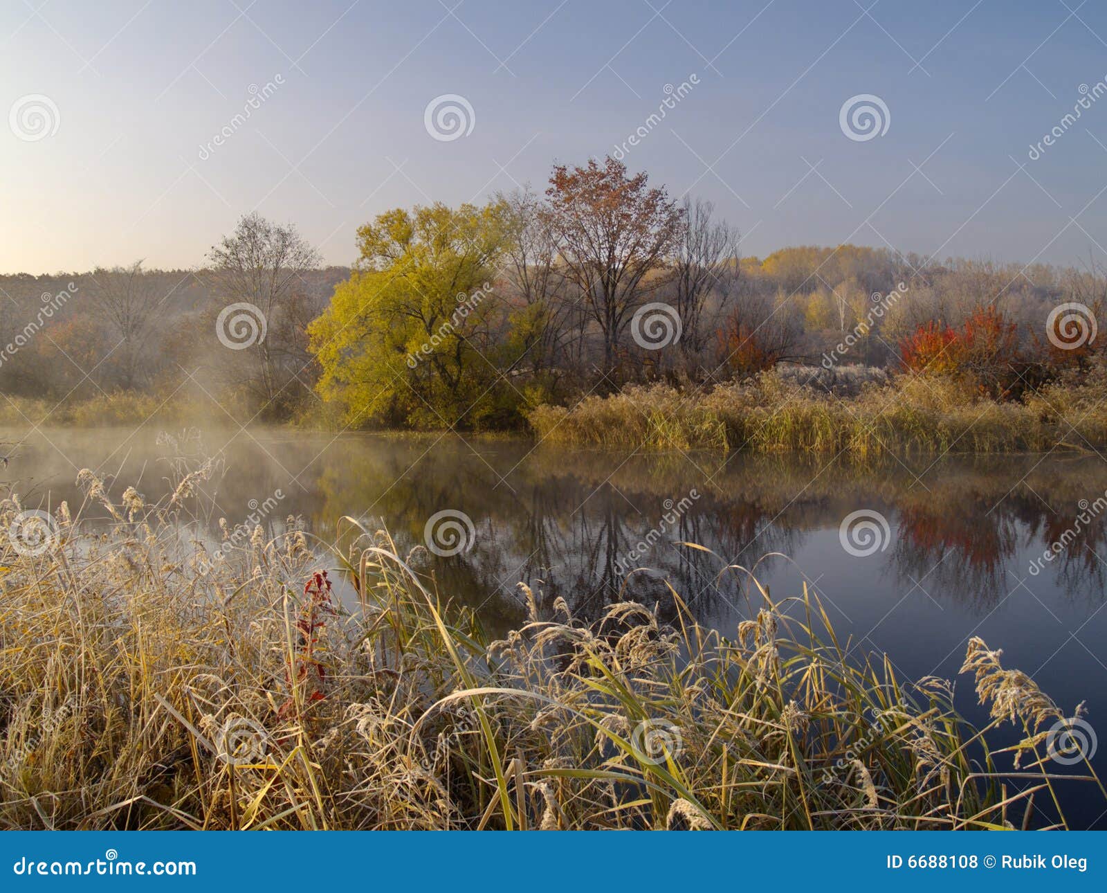 Autumn morning stock photo. Image of weather, landscape - 6688108