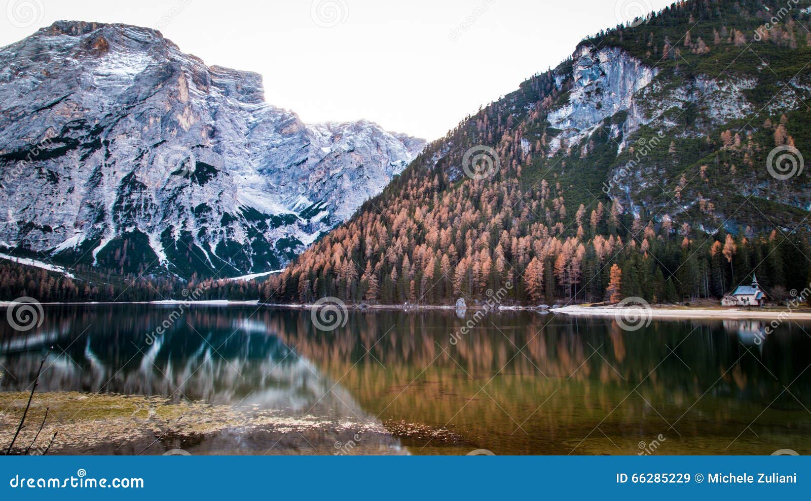 Autumn morning in the alps stock image. Image of european - 66285229