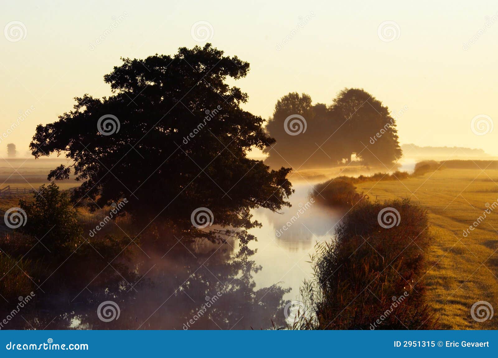 Autumn morning landscape stock image. Image of clouds - 2951315