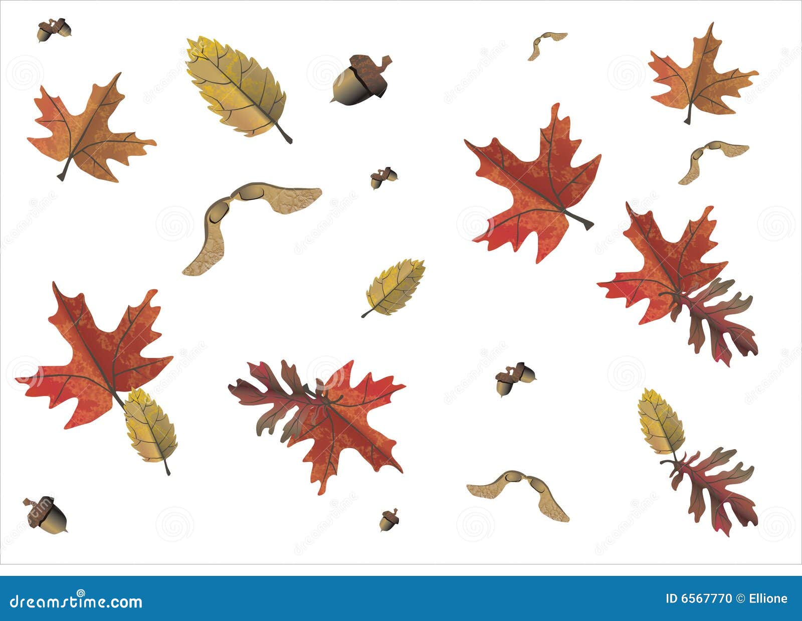 Autumn motive,seasons stock illustration. Illustration of collection ...