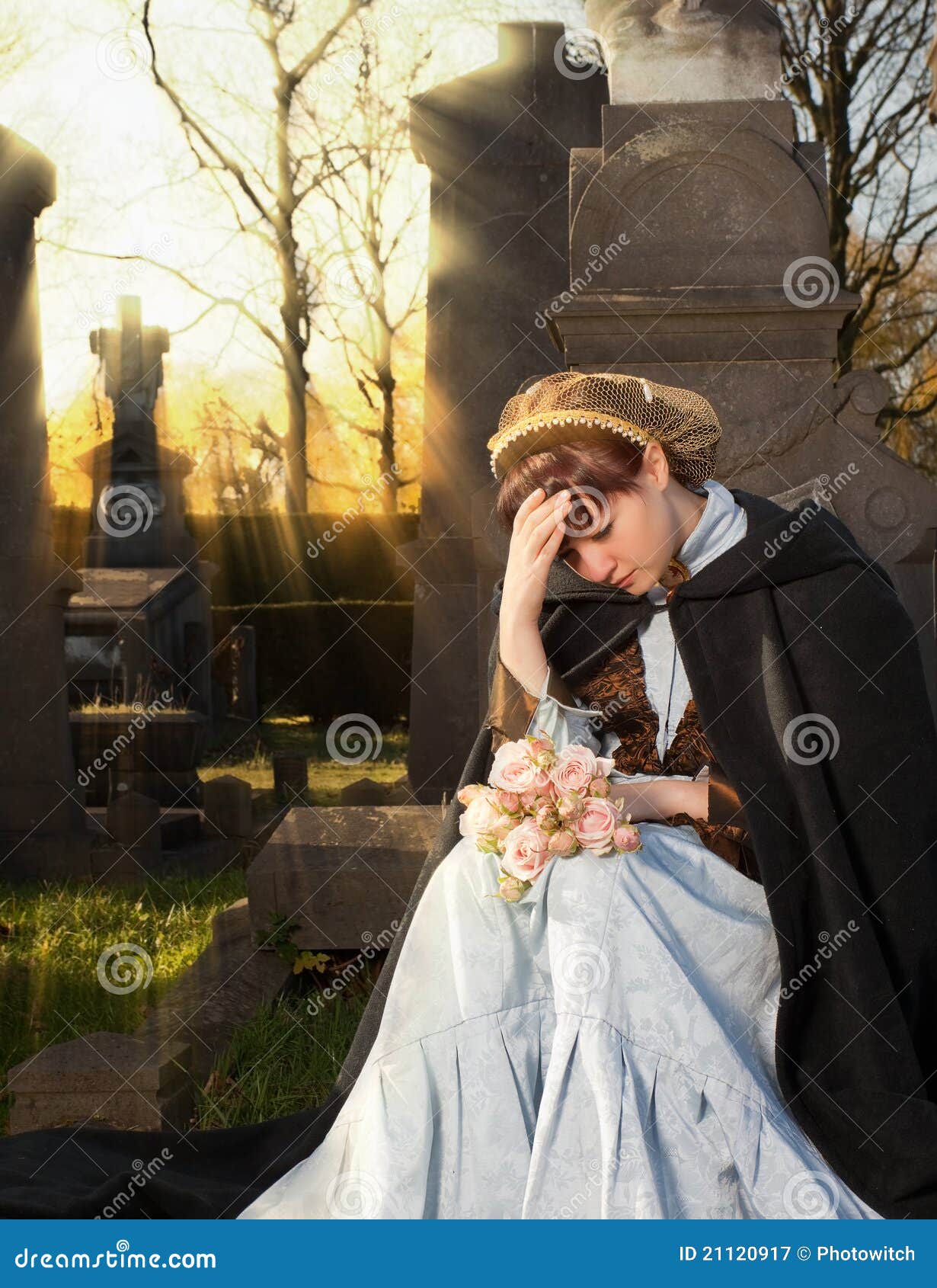 Autumn mourning stock image. Image of cemetery, darkness - 21120917