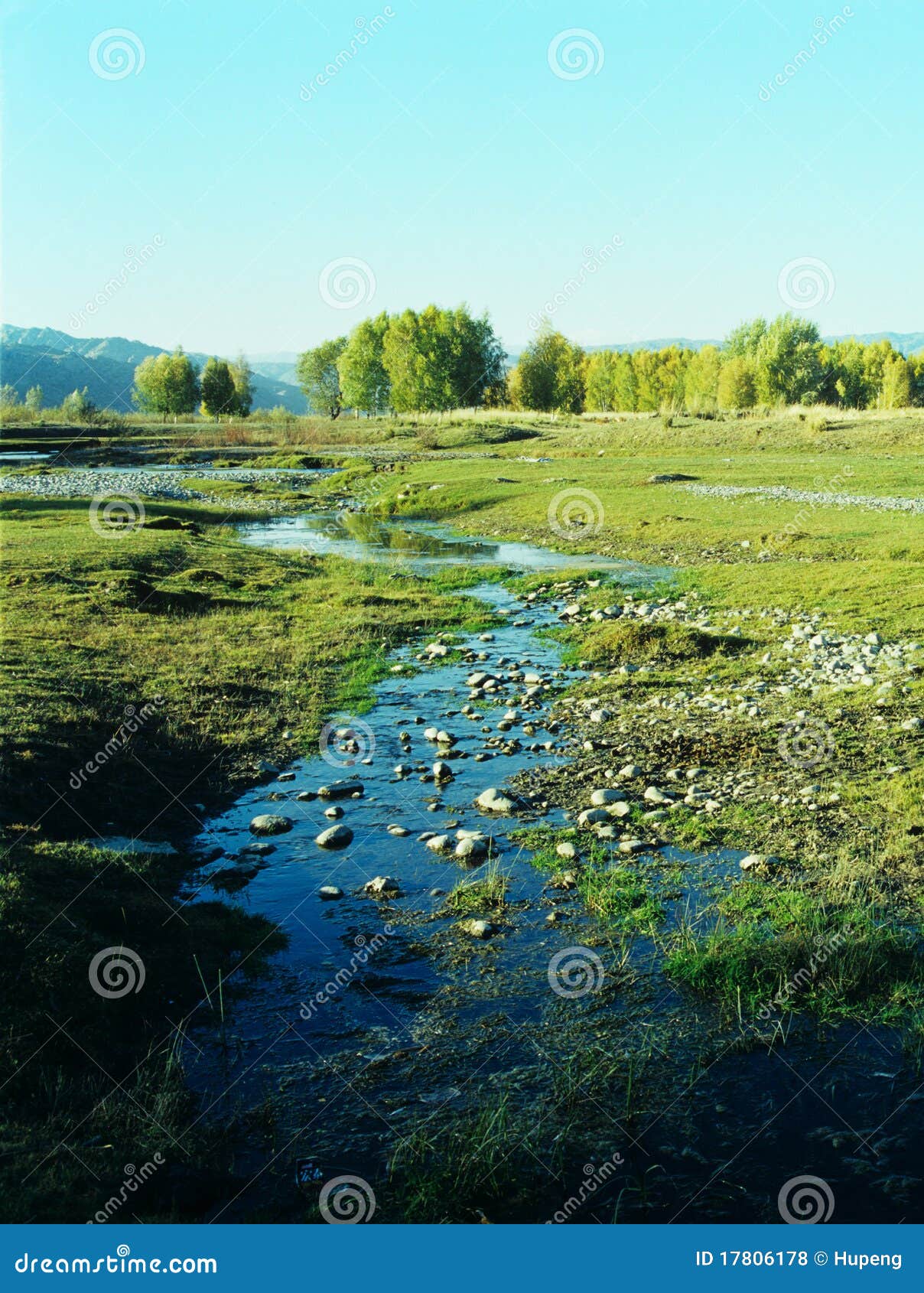 Autumn natural pasture stock photo. Image of blue, colorful - 17806178
