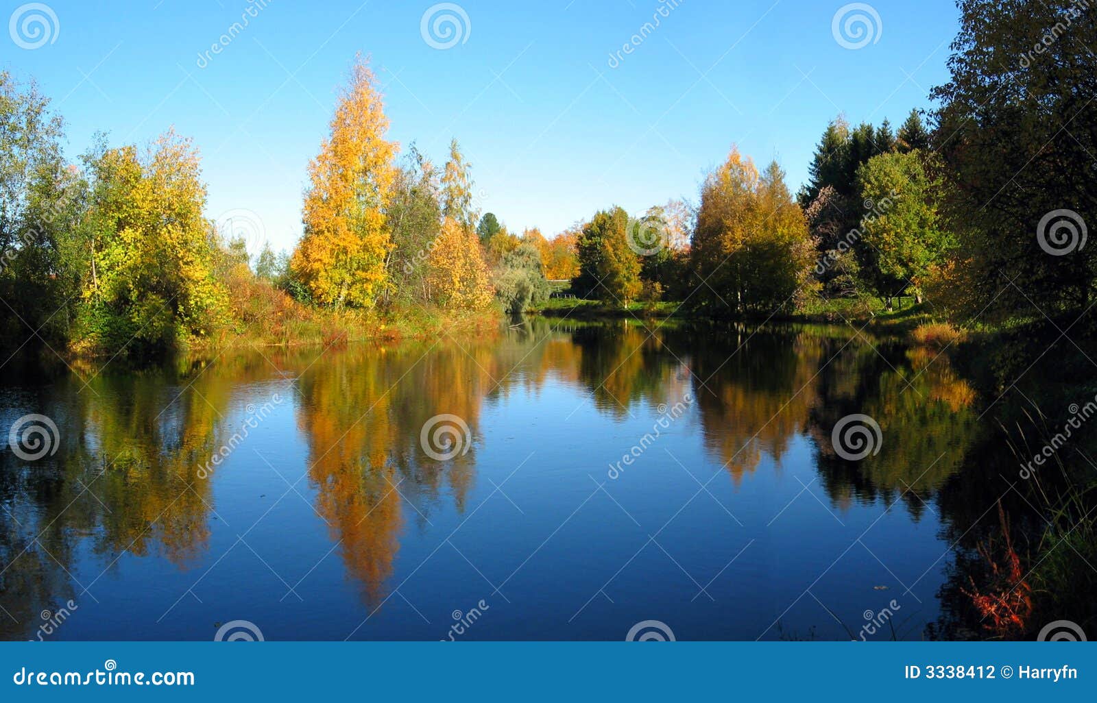 Autumn panorama stock photo. Image of panoramic, fall - 3338412