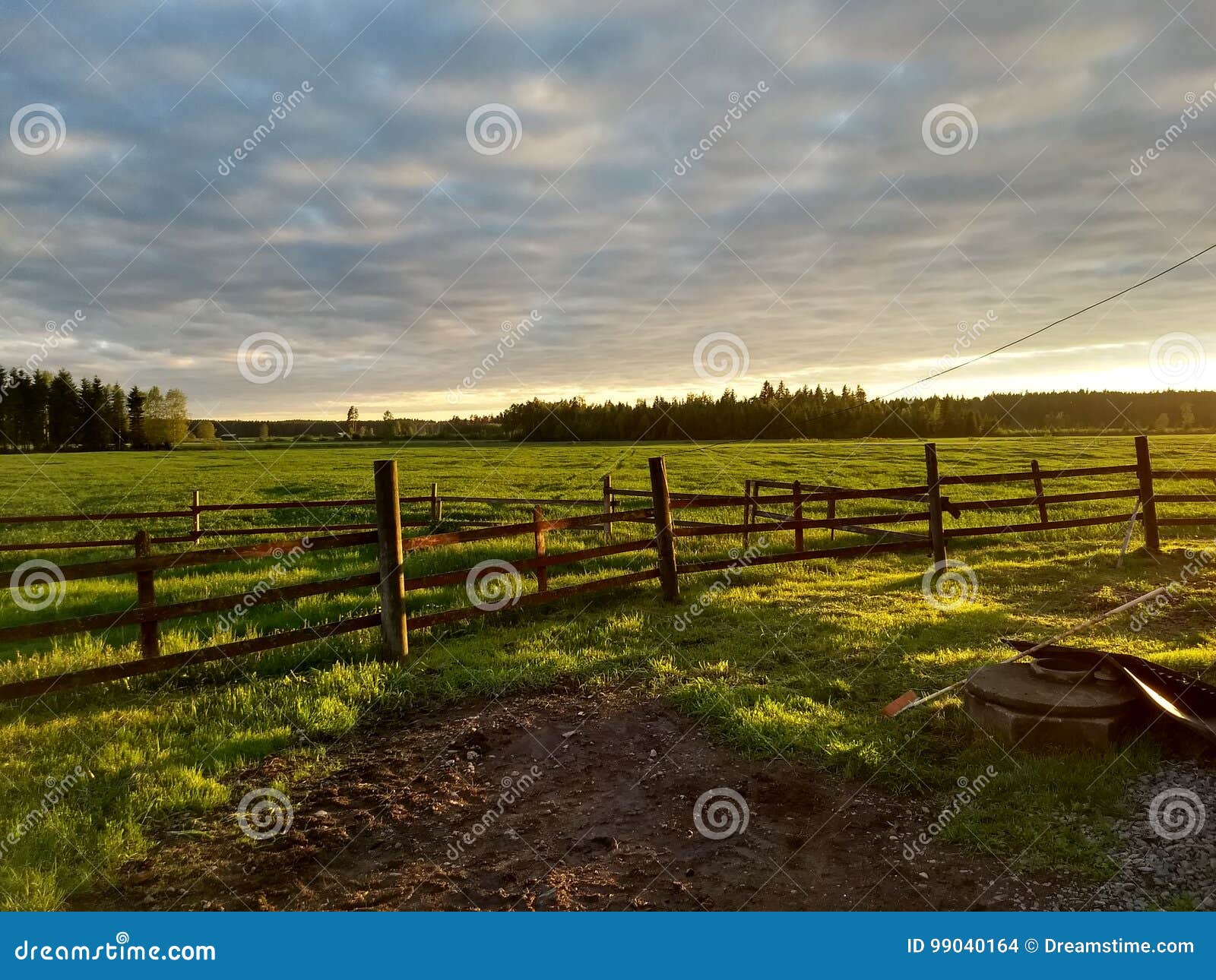 Autumn Pastures stock photo. Image of pastures, pasture - 99040164