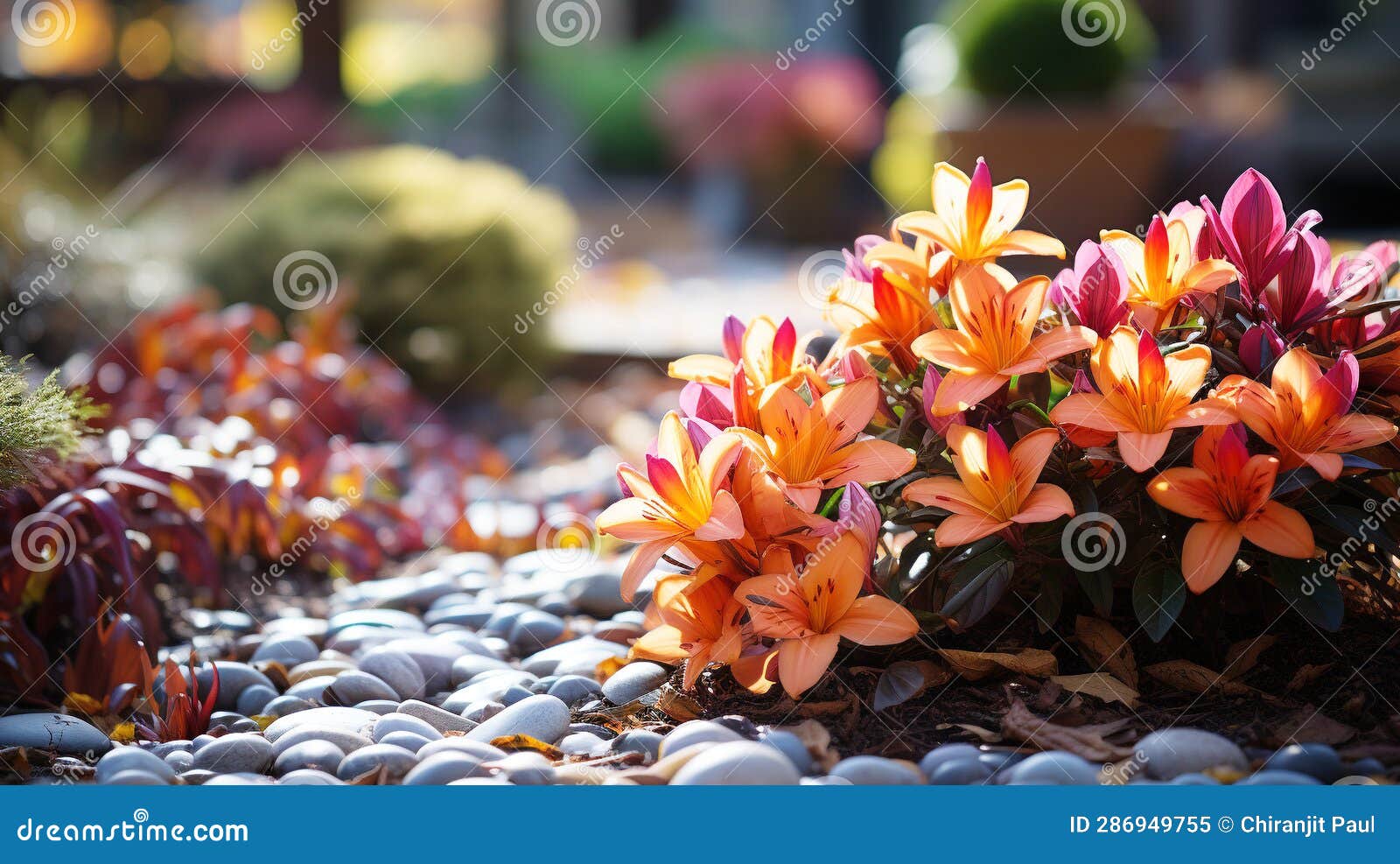 Autumn Plant Displays Fresh Multi Colored Leaves Outdoors Stock Image ...