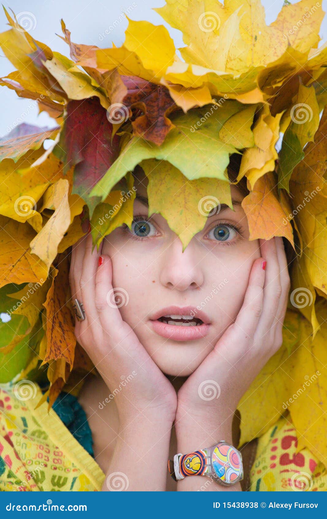 Autumn portrait stock photo. Image of beautiful, pretty - 15438938