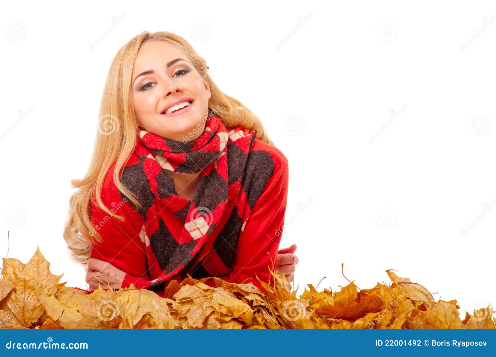 Autumn Portrait of Young Woman Stock Photo - Image of brown, caucasian ...