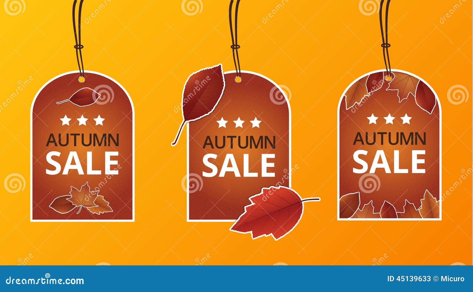 Autumn price labels stock vector. Illustration of graphic - 45139633
