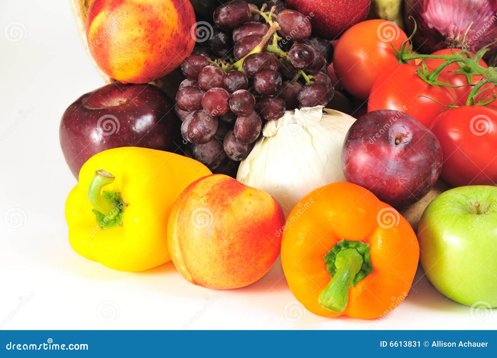 Autumn produce stock image. Image of health, plum, onion - 6613831