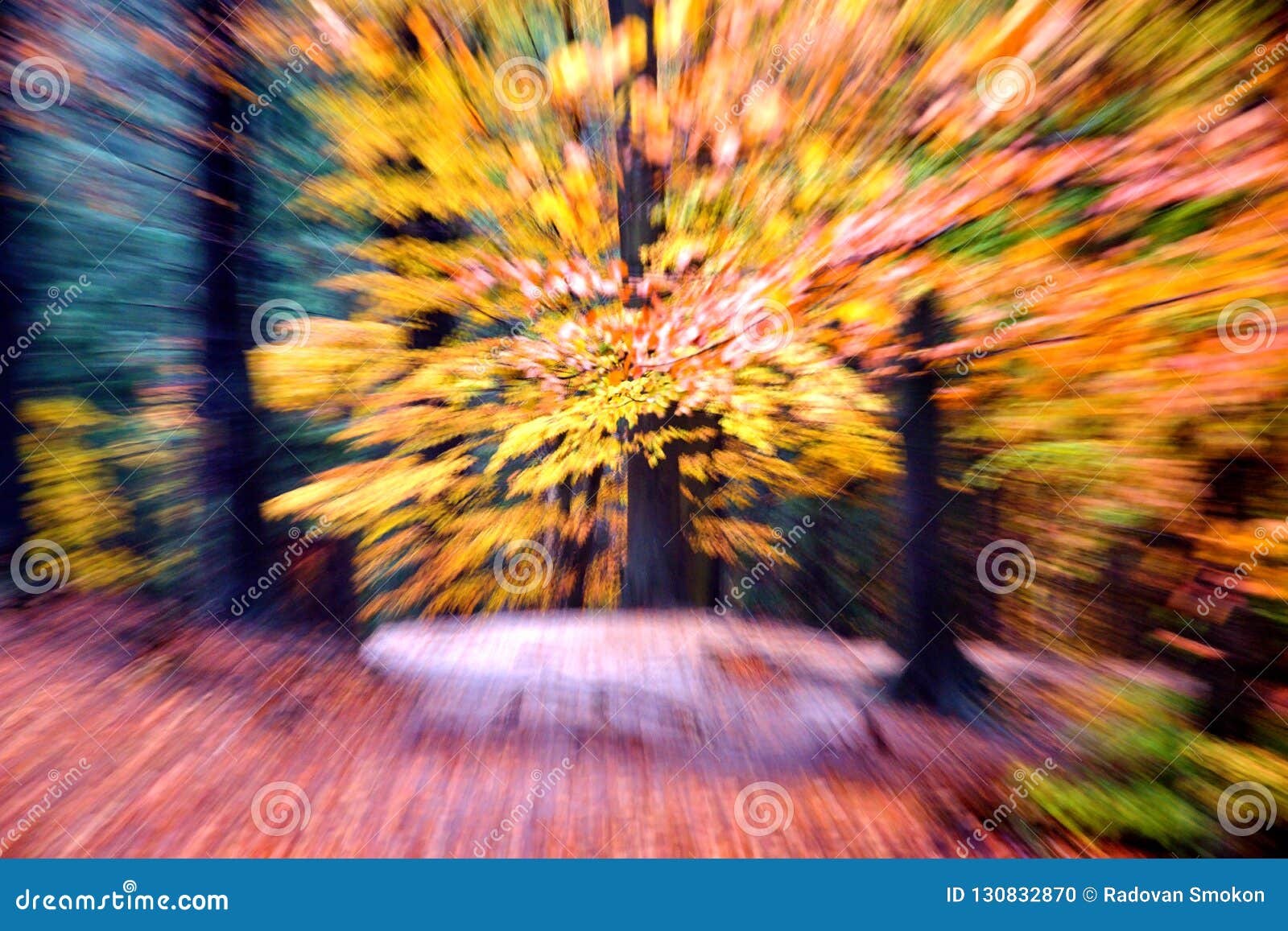 Autumn Psychedelic Abstract Stock Photo - Image of landscape, mind ...