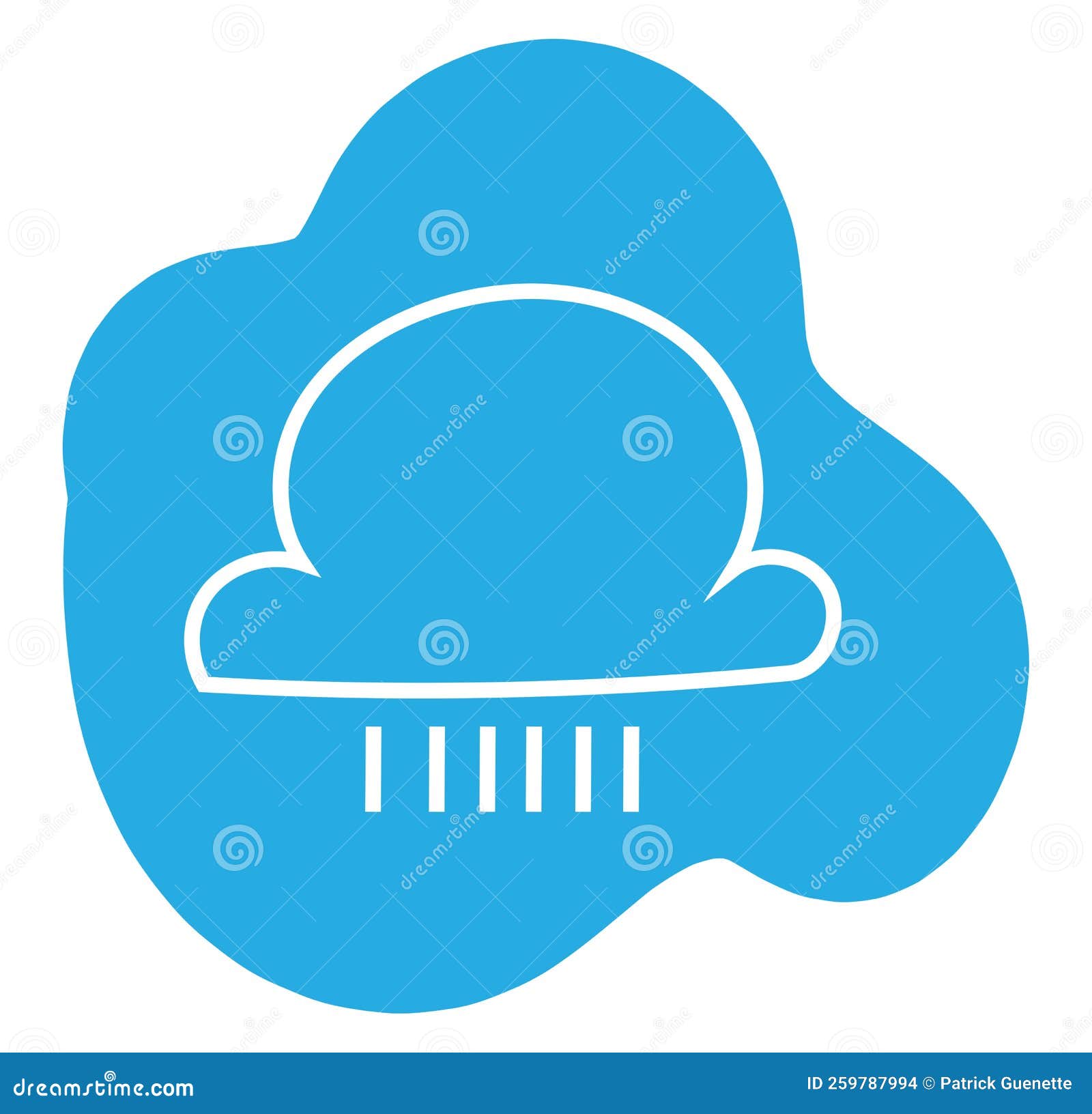 Autumn Rain Clouds, Icon Icon Stock Vector - Illustration of storm ...