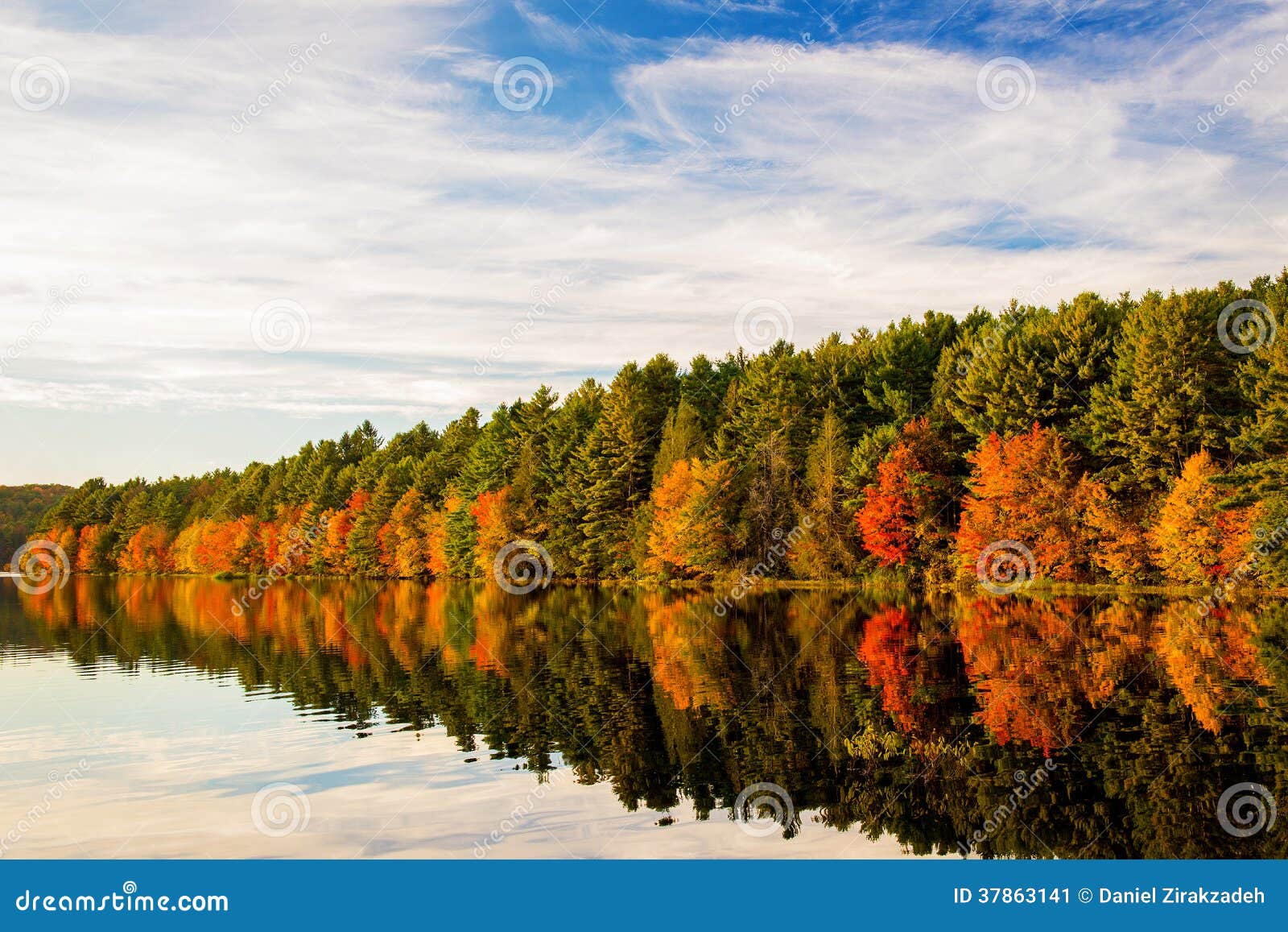 Autumn Reflection stock image. Image of fall, change - 37863141