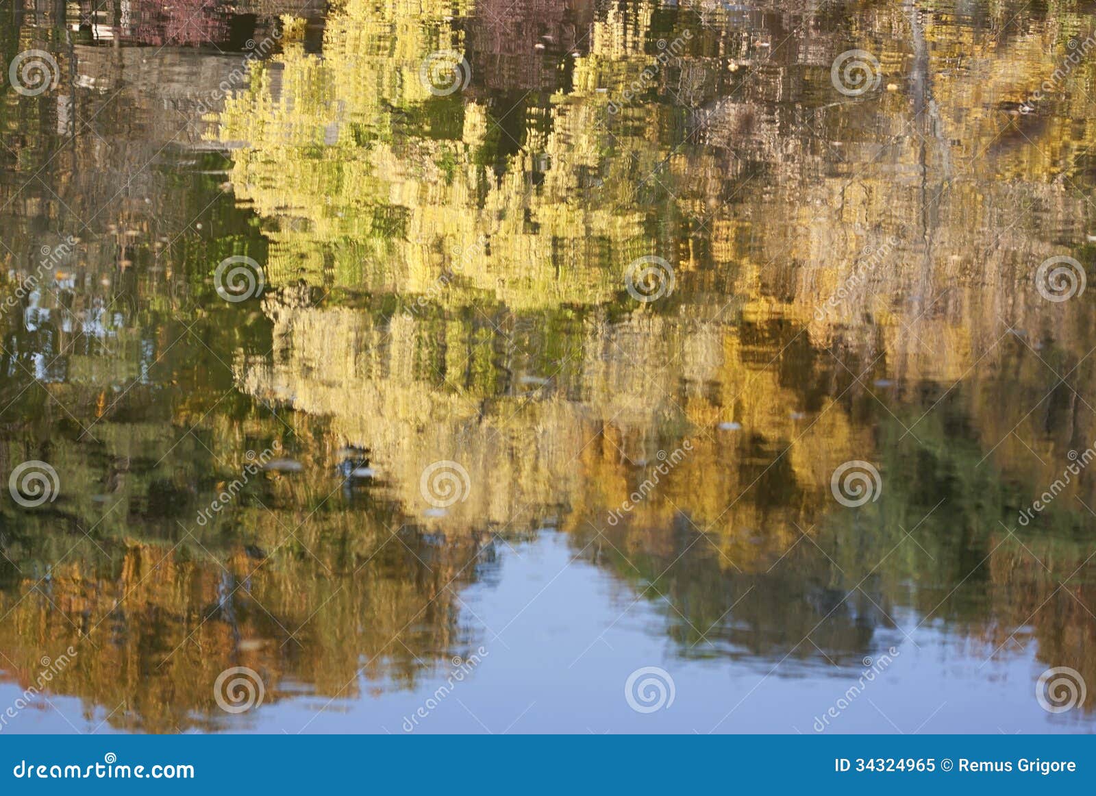 Autumn Reflection - RAW Format Stock Image - Image of wild, colorful ...