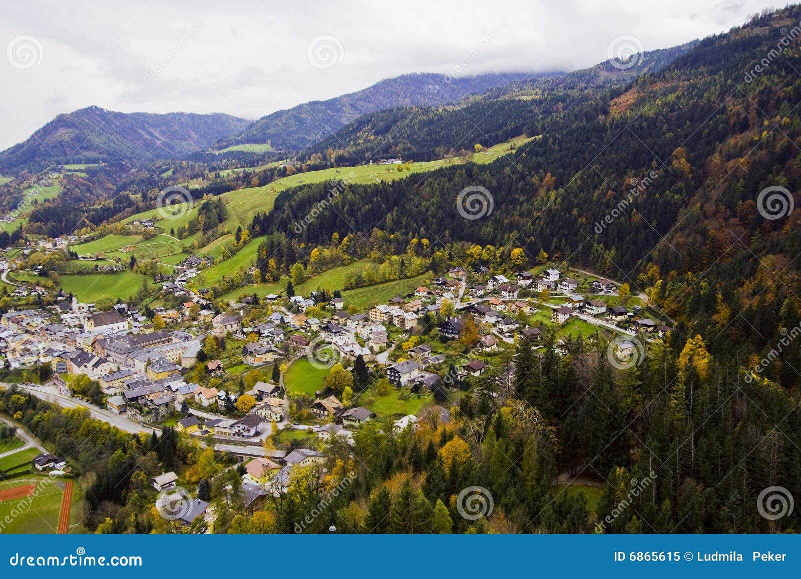 Autumn resort stock image. Image of architecture, travel - 6865615