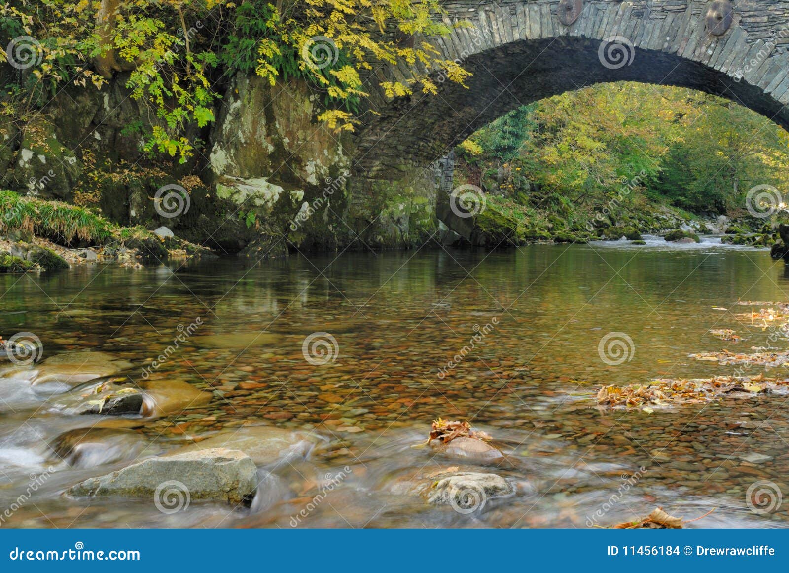 Autumn river scene stock photo. Image of clear, stone - 11456184
