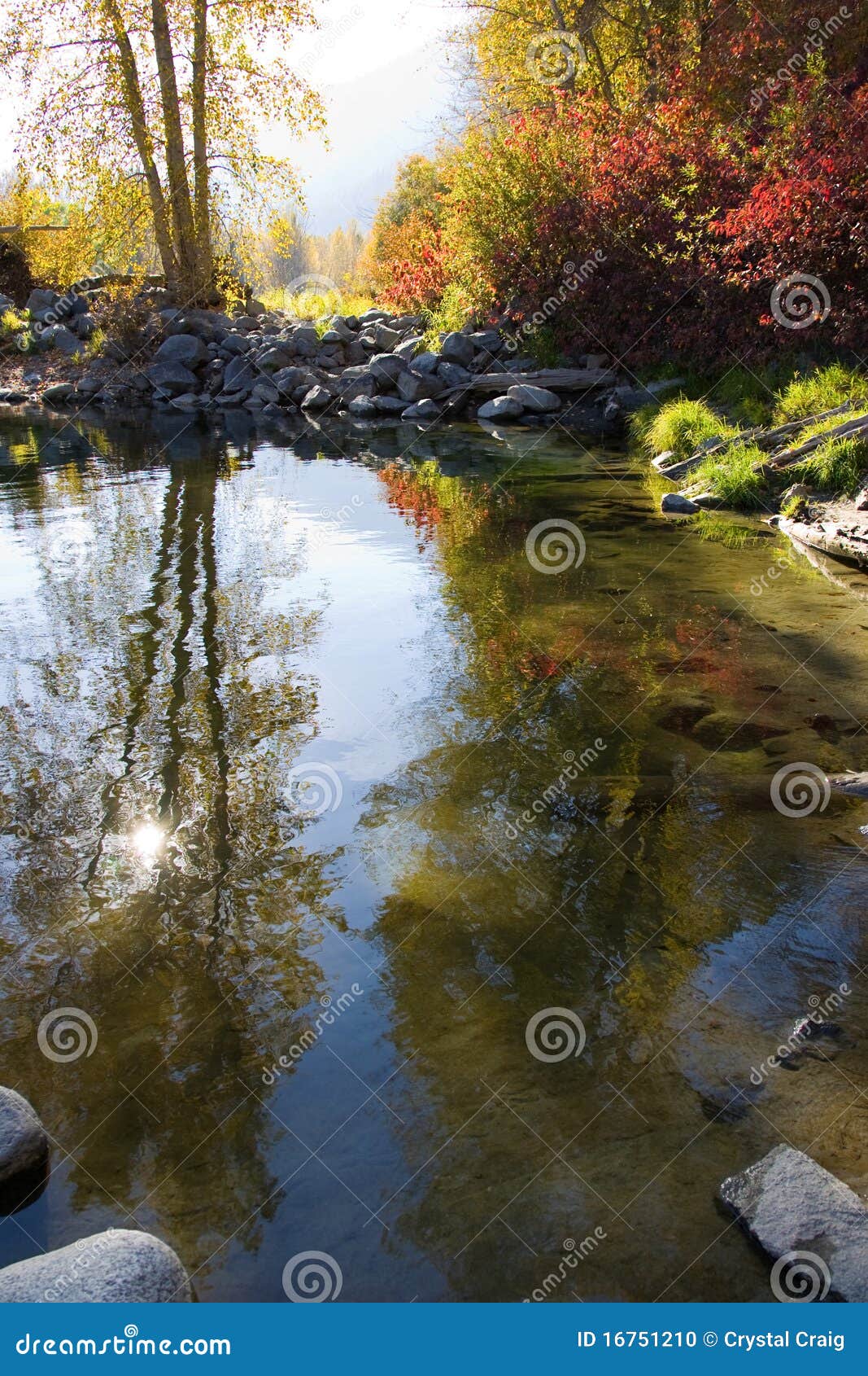 Autumn River Scenic stock photo. Image of fall, colorful - 16751210