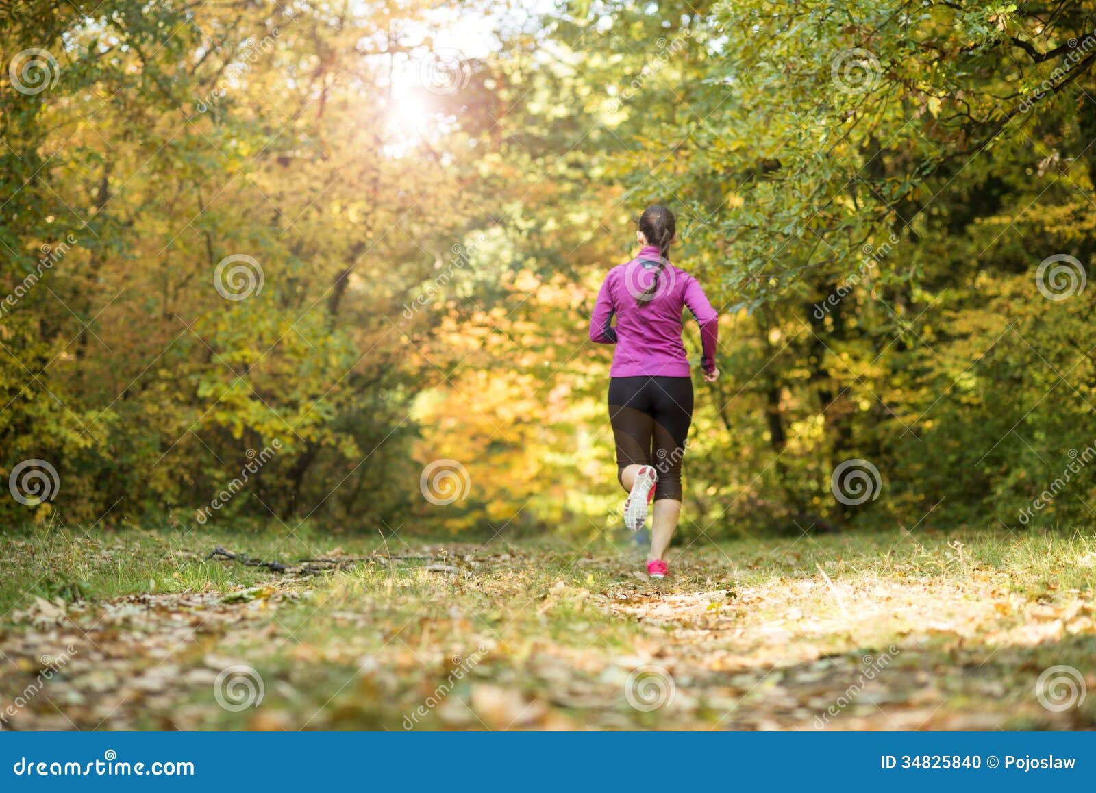 Autumn runner stock photo. Image of lifestyle, healthy - 34825840