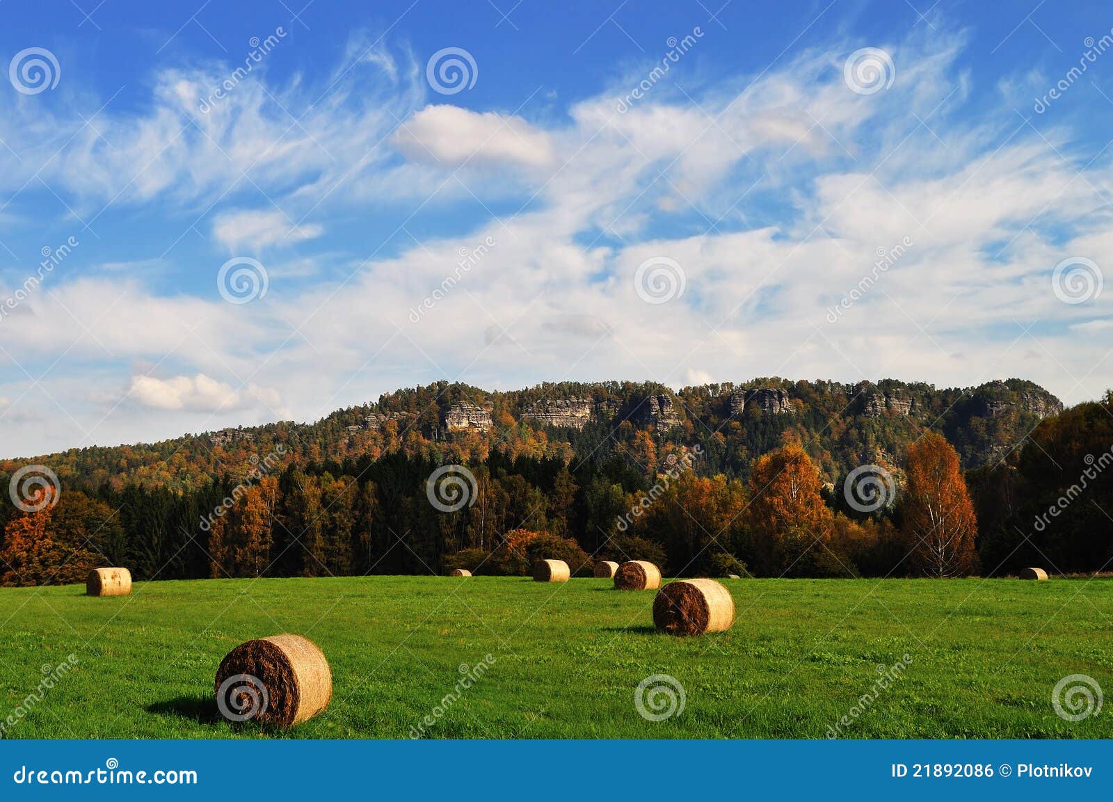 Autumn Rural Landscape. Czech Republic Stock Photo - Image of beauty ...