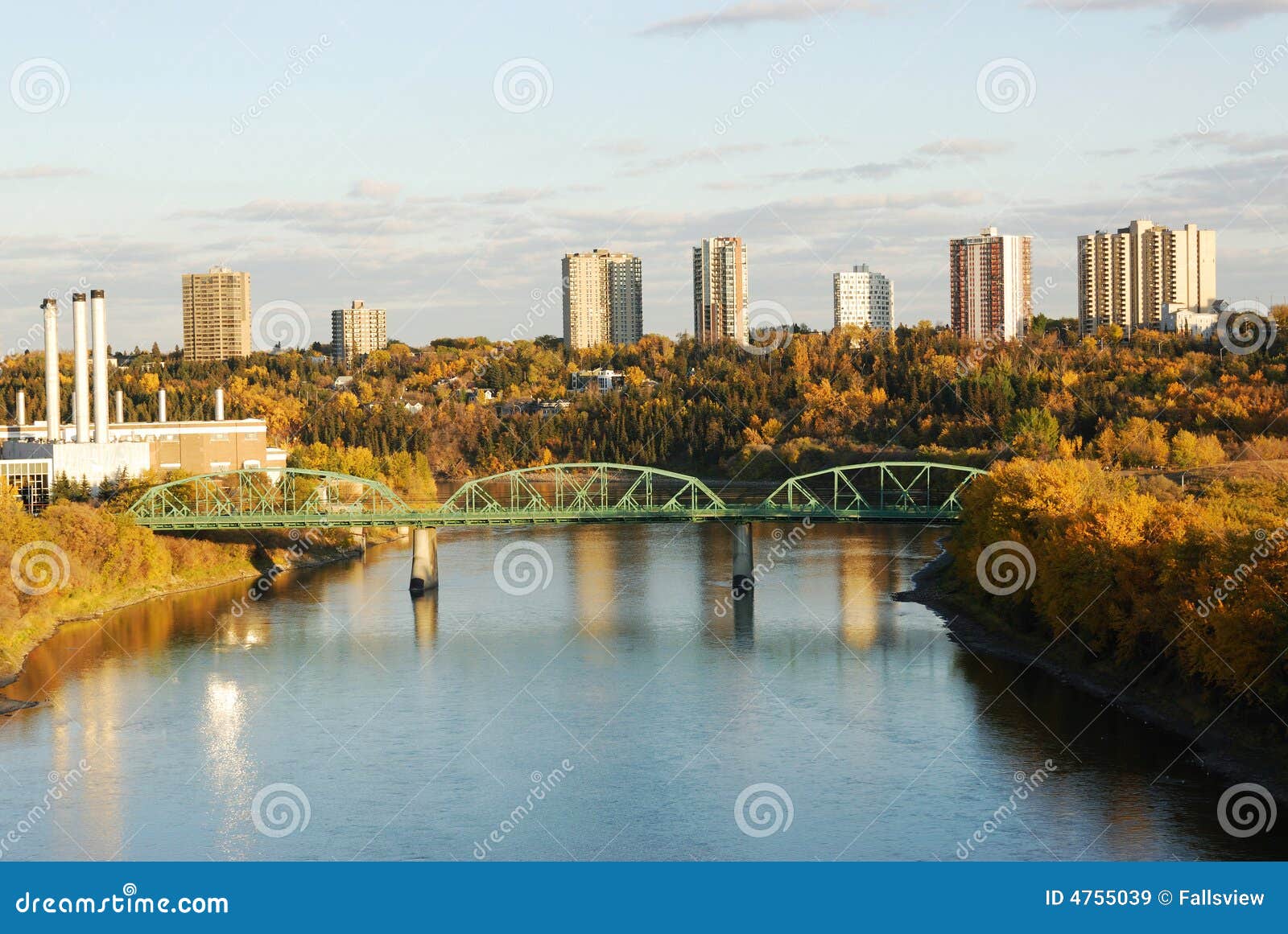 Autumn scene in edmonton stock image. Image of dusk, forests - 4755039