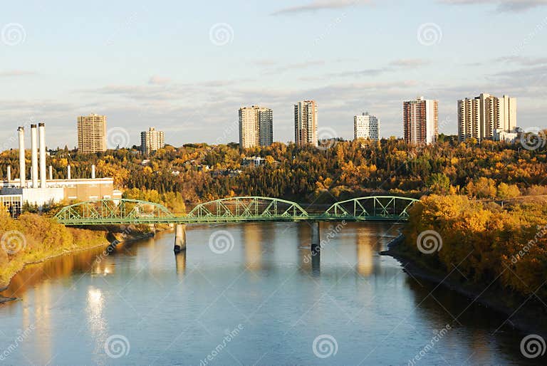 Autumn scene in edmonton stock image. Image of dusk, forests - 4755039