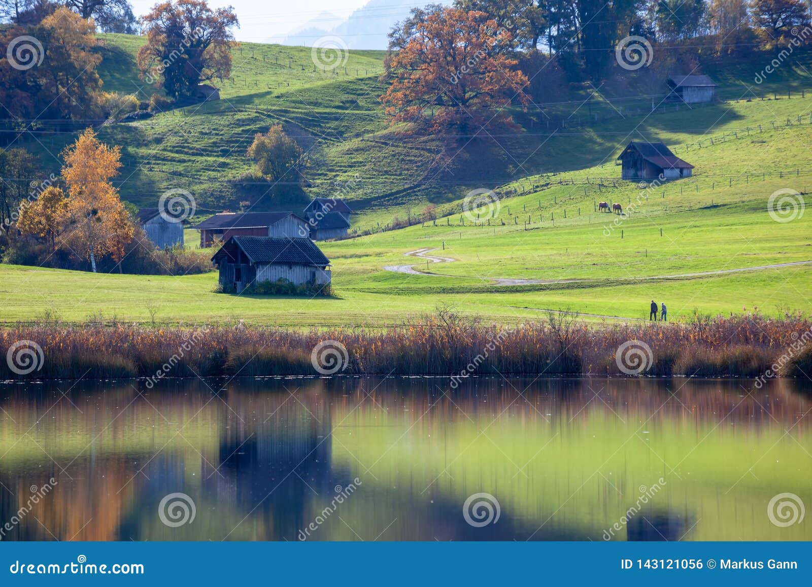 Autumn Scenery in Bavaria Germany Stock Photo - Image of blue, germany ...
