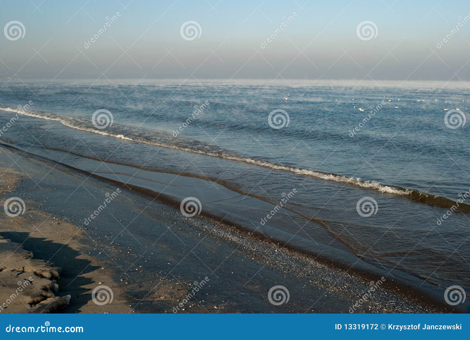 In autumn the sea. stock photo. Image of ocean, head - 13319172
